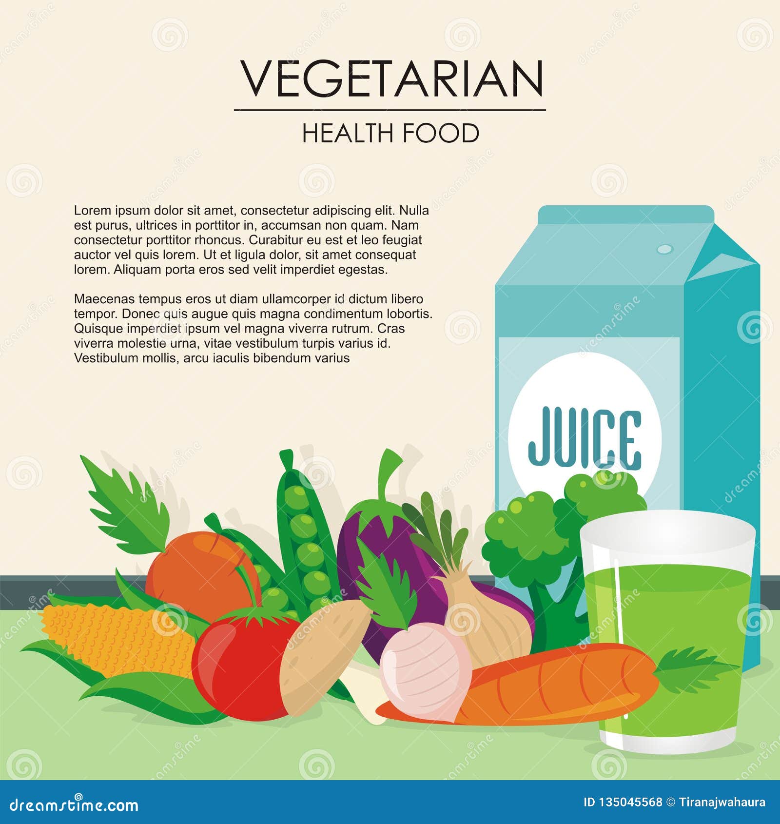 Fresh Vegetable and Organic Template Vector Design Stock Vector ...