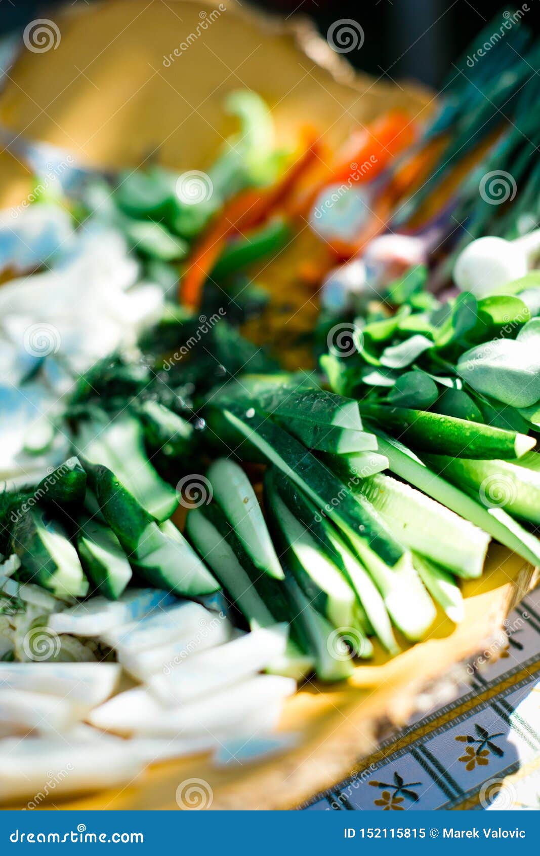 Fresh vegetable plate stock image. Image of rustic, gourmet - 152115815