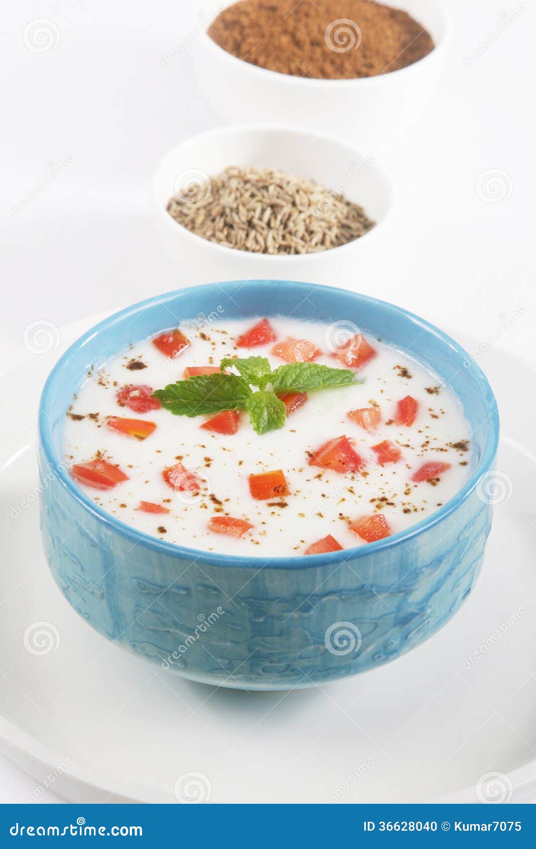 Fresh Vegetable Raita stock photo. Image of jeera, food - 36628040