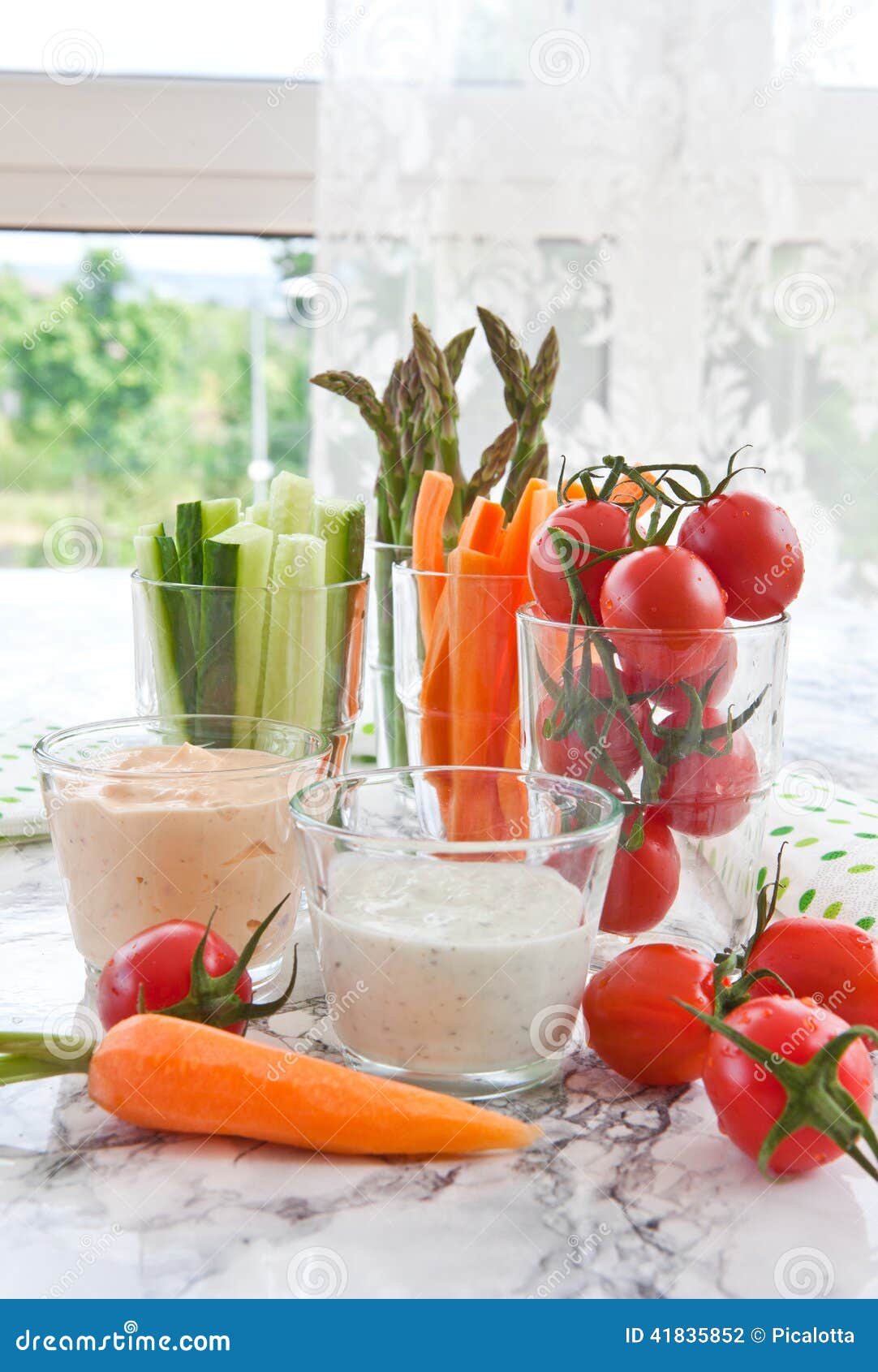 Fresh vegetable sticks stock photo. Image of marble, carrots - 41835852