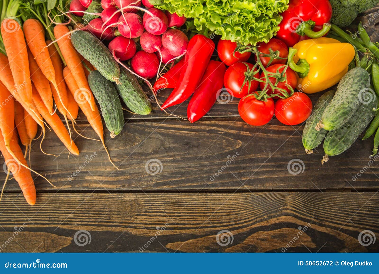 Fresh Vegetable on Wooden Table Stock Photo - Image of farm, fruit ...