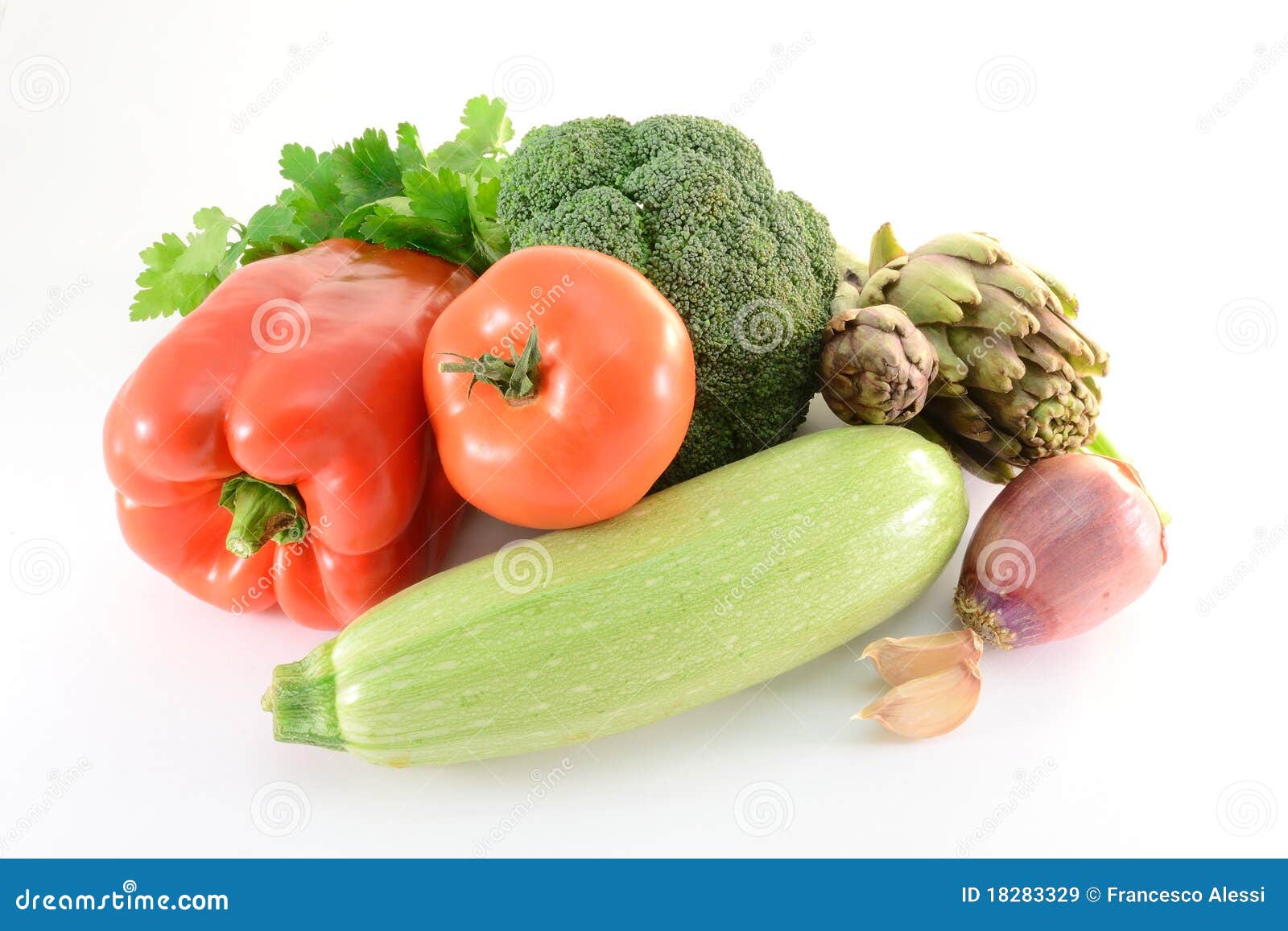 Fresh vegetables stock image. Image of courgette, artichokes - 18283329