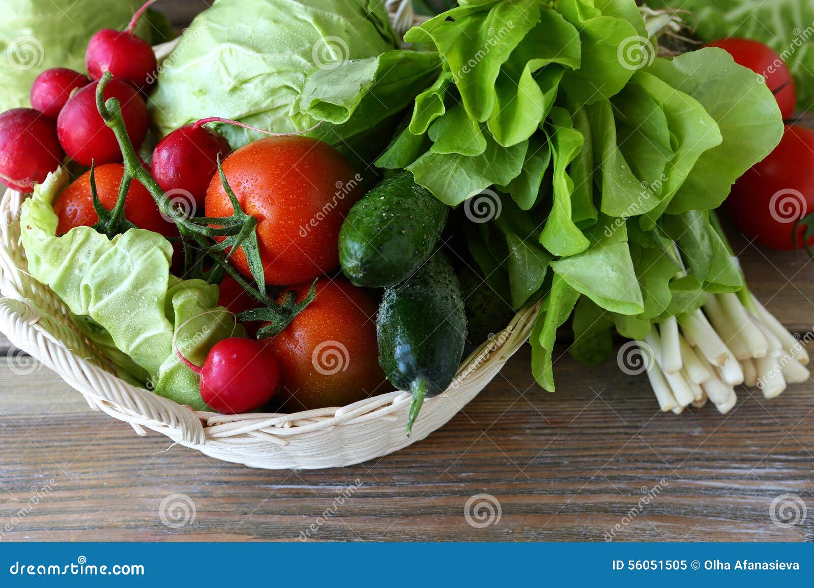 Fresh Vegetables in a Basket Stock Image - Image of veggies, nature ...