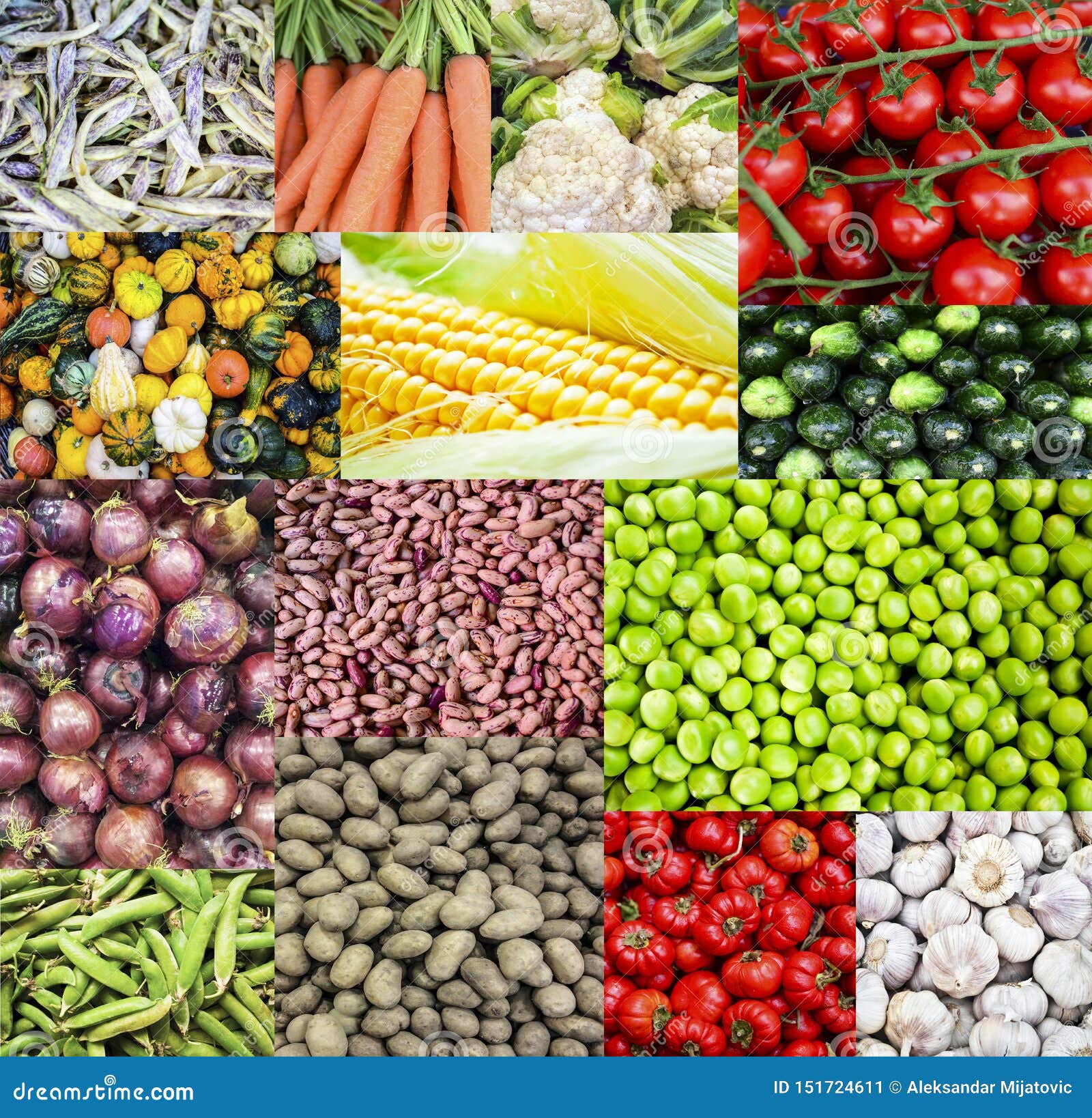 Fresh vegetables collage stock image. Image of tomato - 151724611
