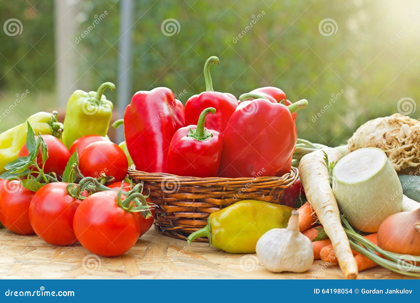 Fresh Vegetables - Healthy Food Stock Photo - Image of basil, proper ...