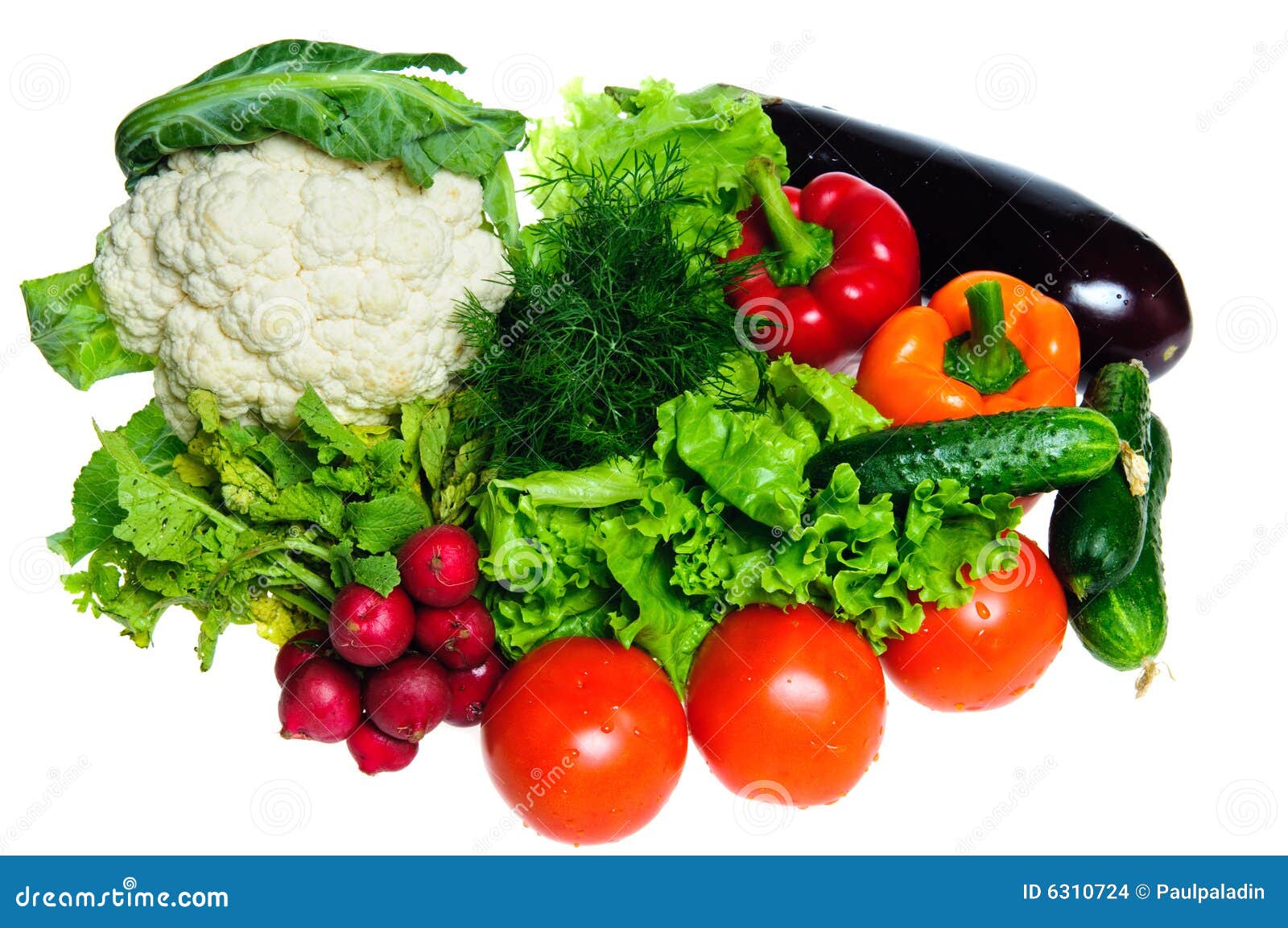 Fresh vegetables isolated stock photo. Image of fruit - 6310724