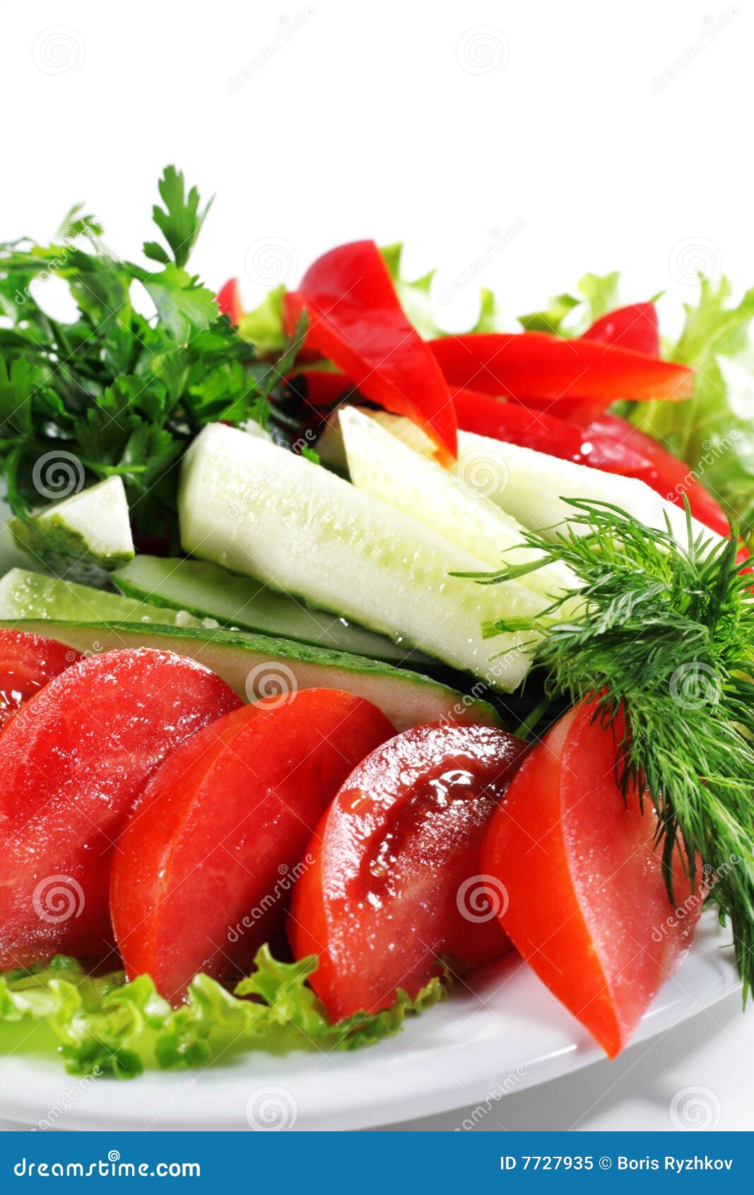 Fresh Vegetables Plate stock image. Image of background - 7727935