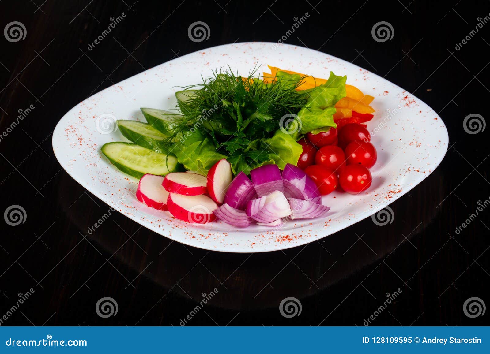 Fresh vegetables plate stock image. Image of table, green - 128109595