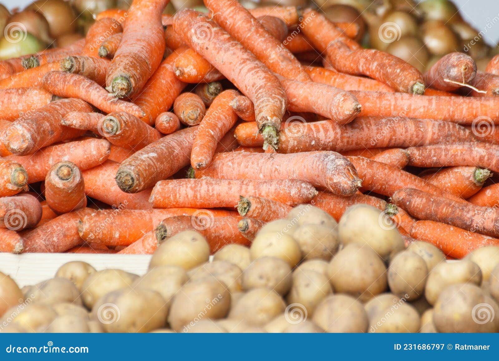 Fresh Vegetables on Stall at Bazaar. Healthy Eating Stock Image - Image ...