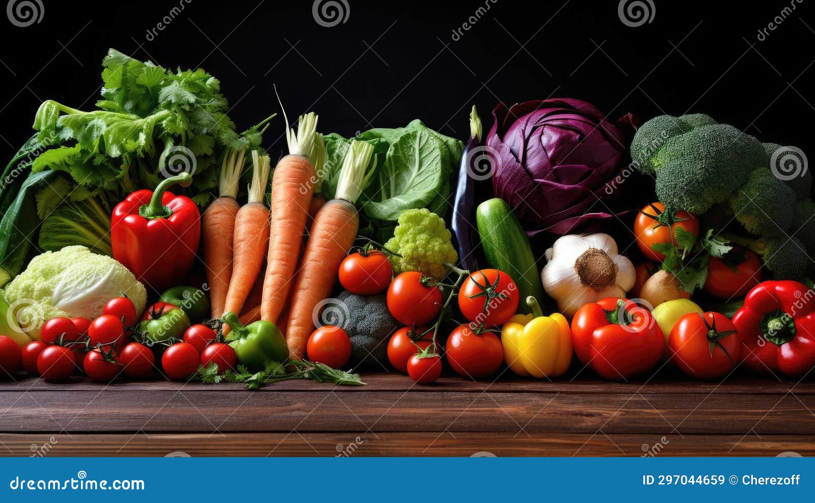 Fresh Vegetables on the Table Stock Image - Image of yummy, fresh ...