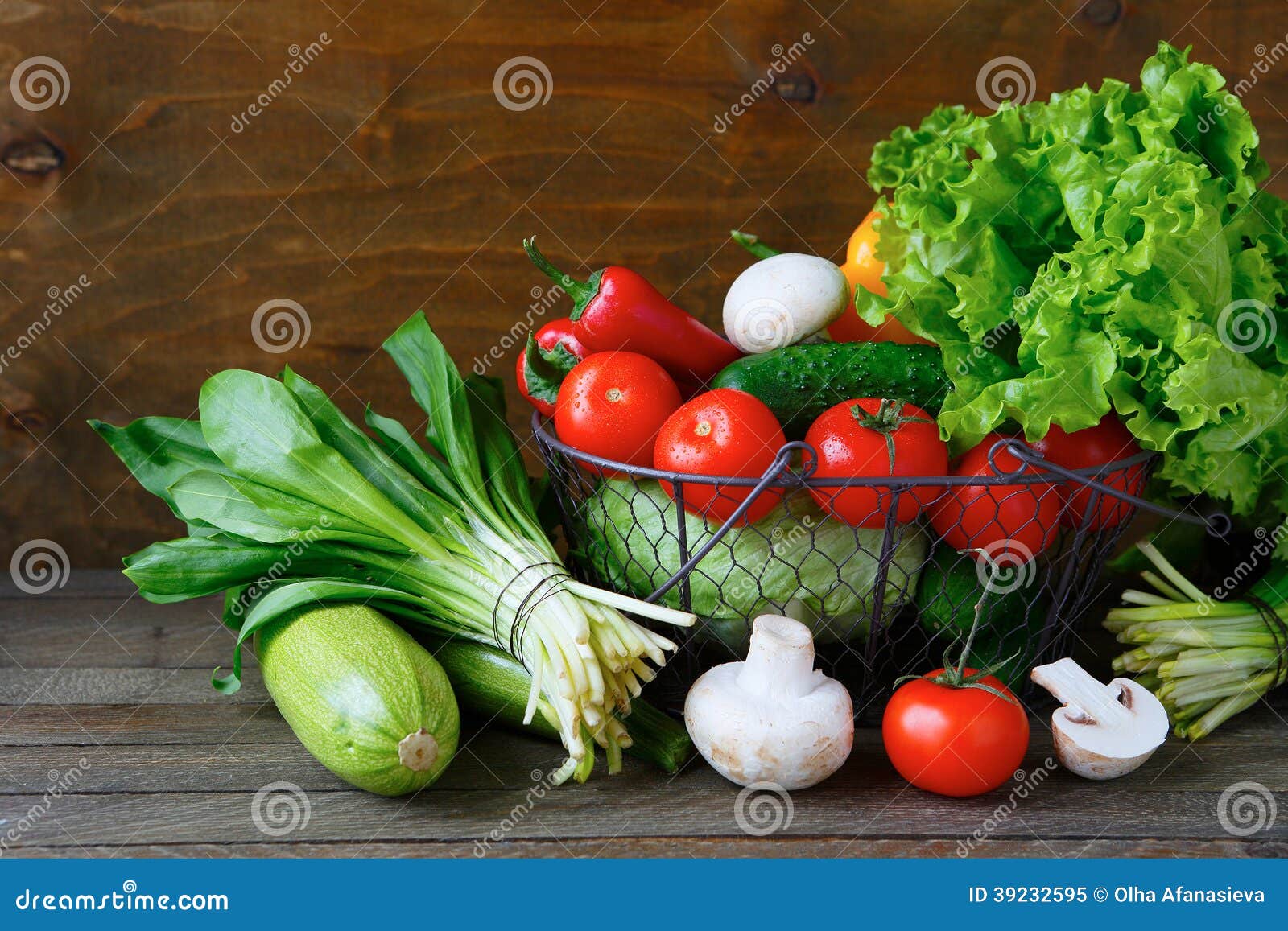 Fresh Vegetables on the Table Stock Image - Image of life, bright: 39232595