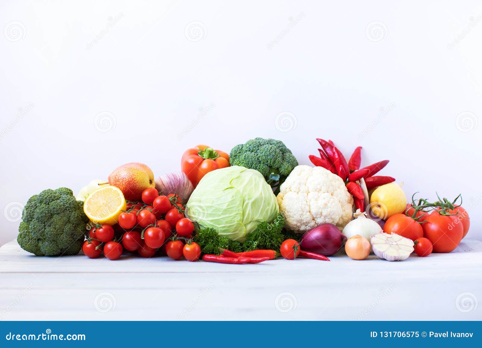 Fresh Vegetables on the Table. Stock Image - Image of cabbage, color ...