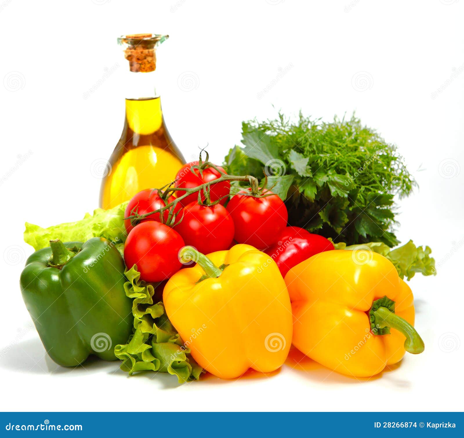 Fresh Vegetables on the White Background Stock Photo - Image of onion ...