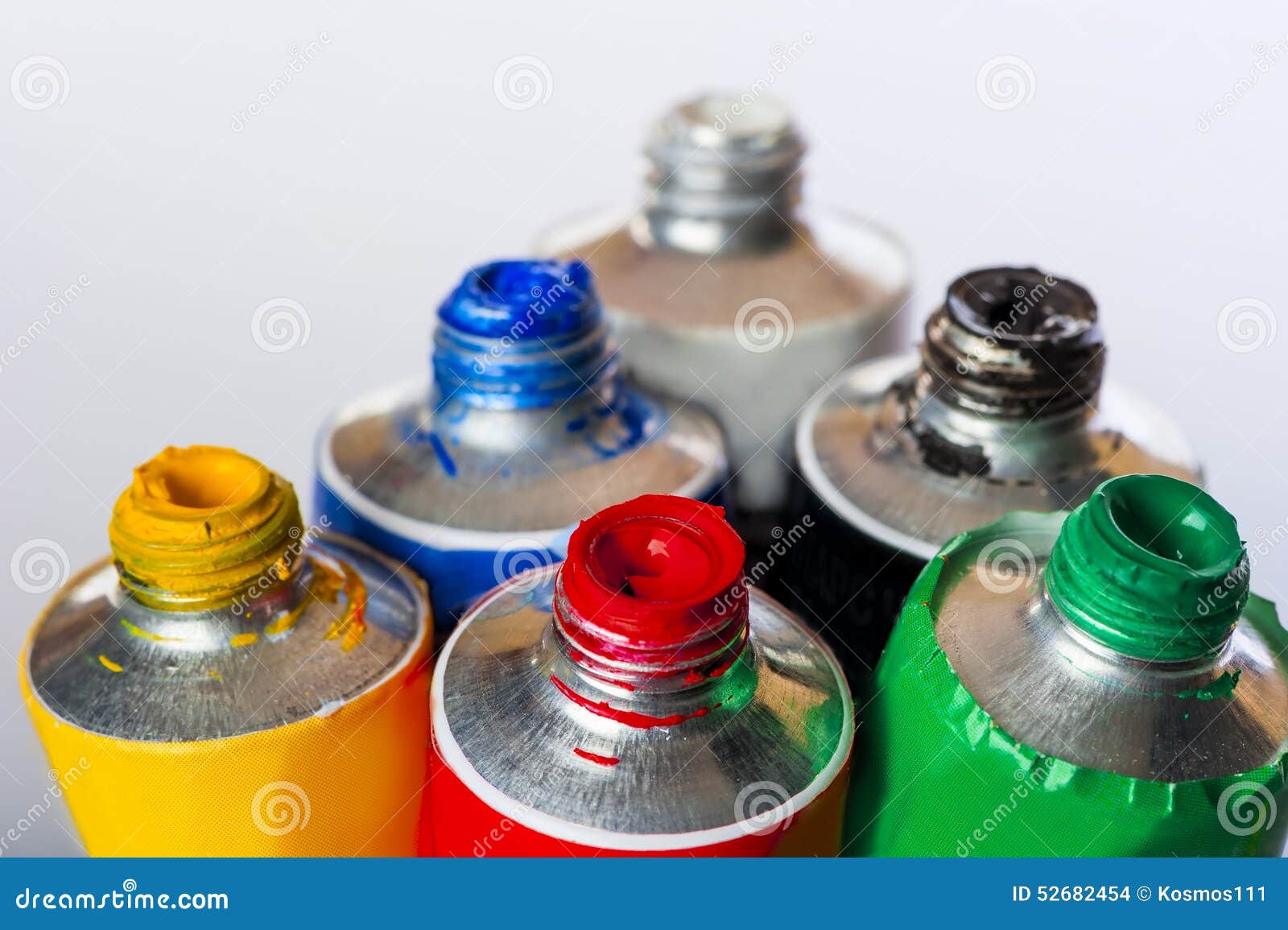 Fresh Vibrant Colors in Tubes Stock Photo - Image of colors, fresh ...