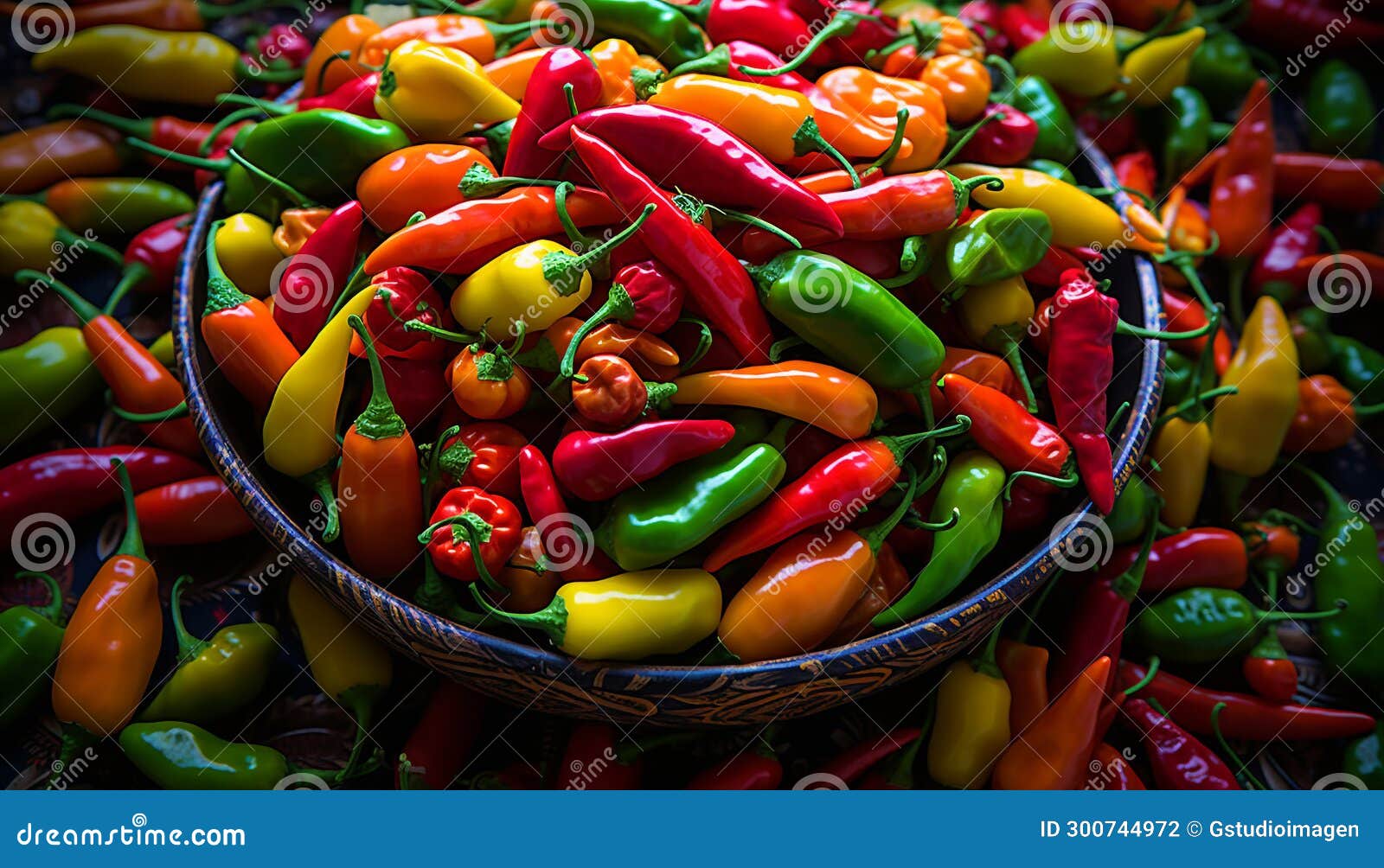 Fresh, Vibrant, Multi Colored Vegetables Create a Healthy Meal ...