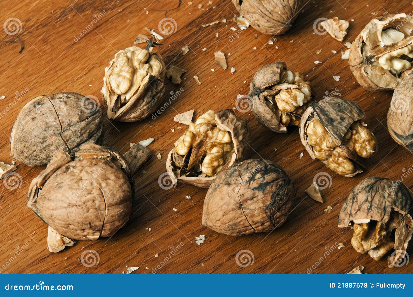 Fresh walnuts open stock photo. Image of dissect, shell - 21887678