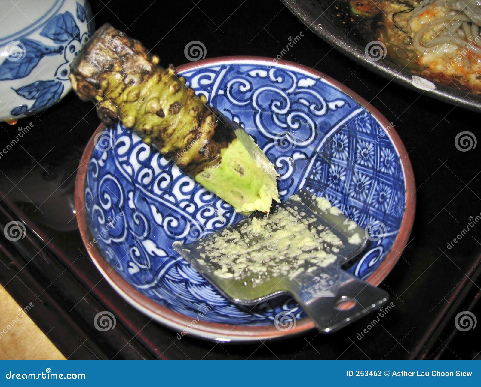 Fresh wasabe stock image. Image of blue, peeled, horseradish - 253463