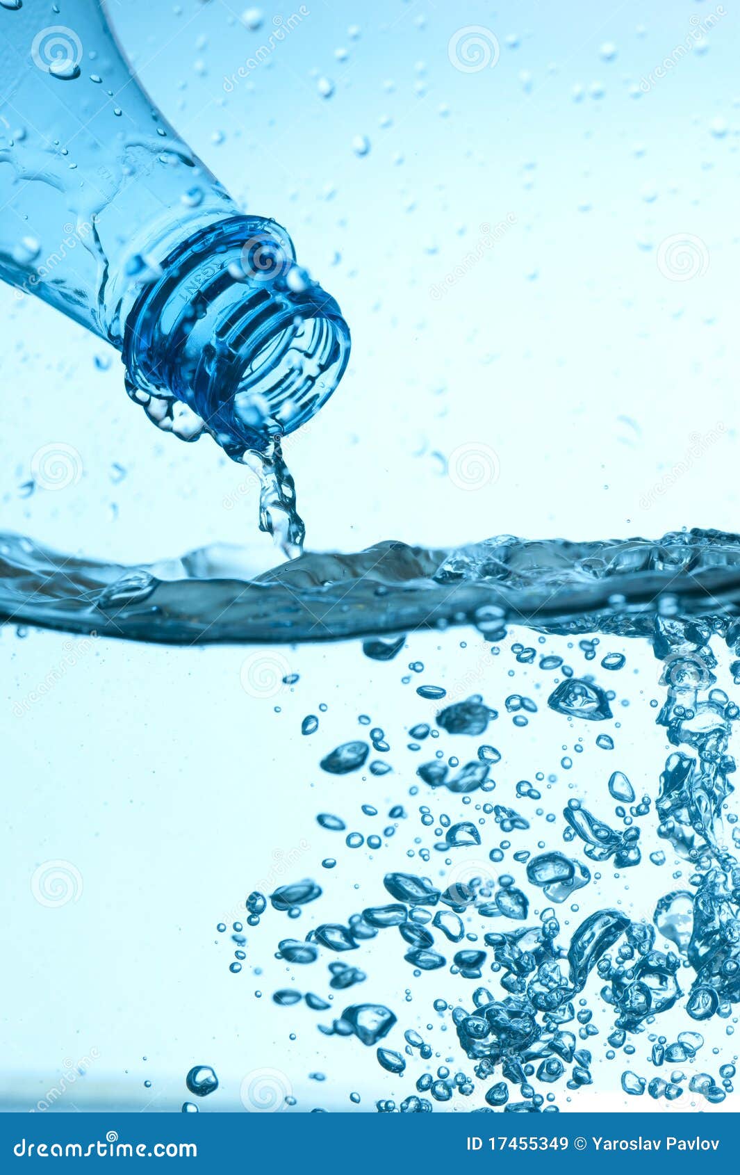 Fresh water stock image. Image of blue, drink, bubble - 17455349