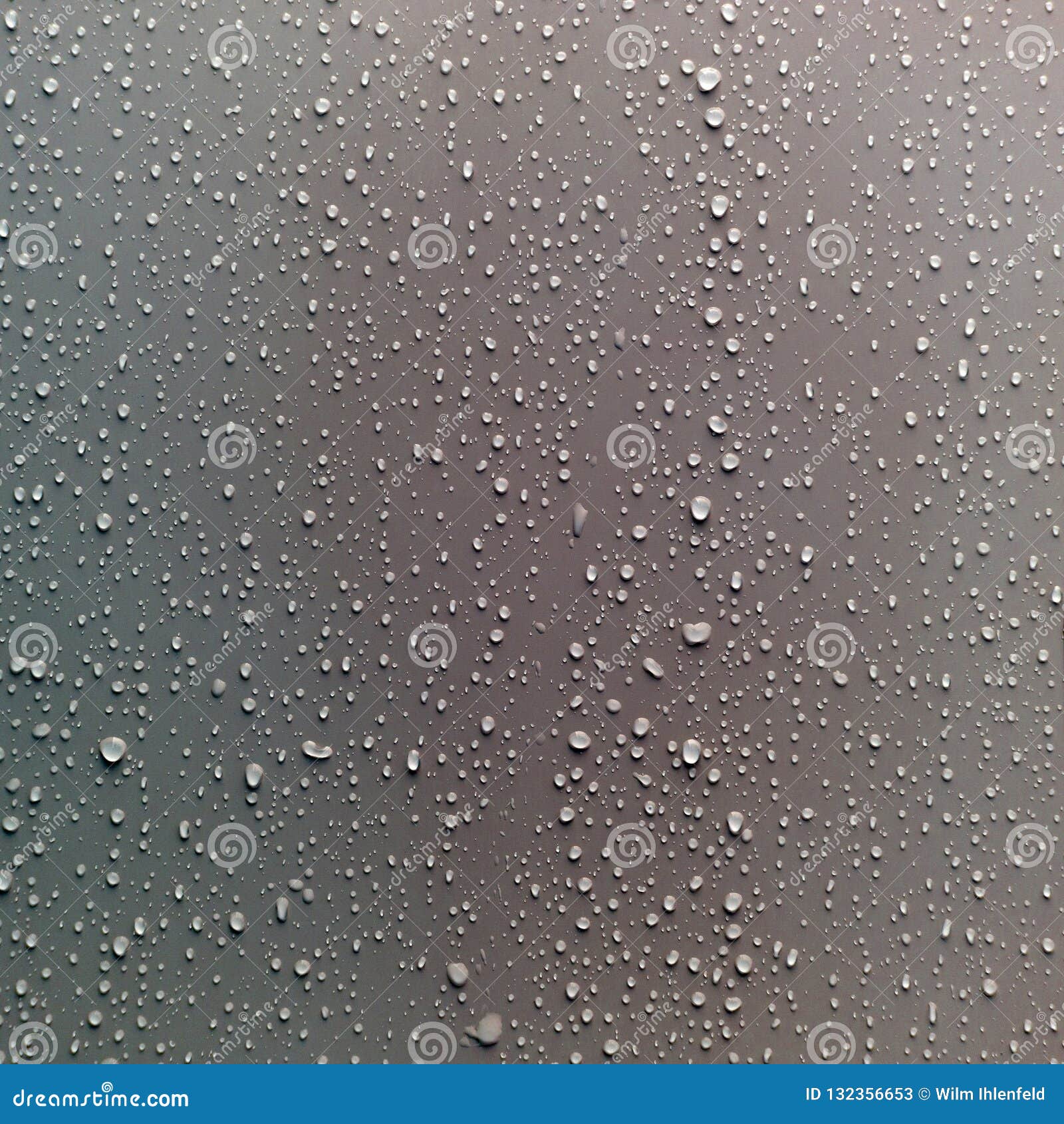 Fresh Water Drops on Gray Background Stock Image - Image of seep ...
