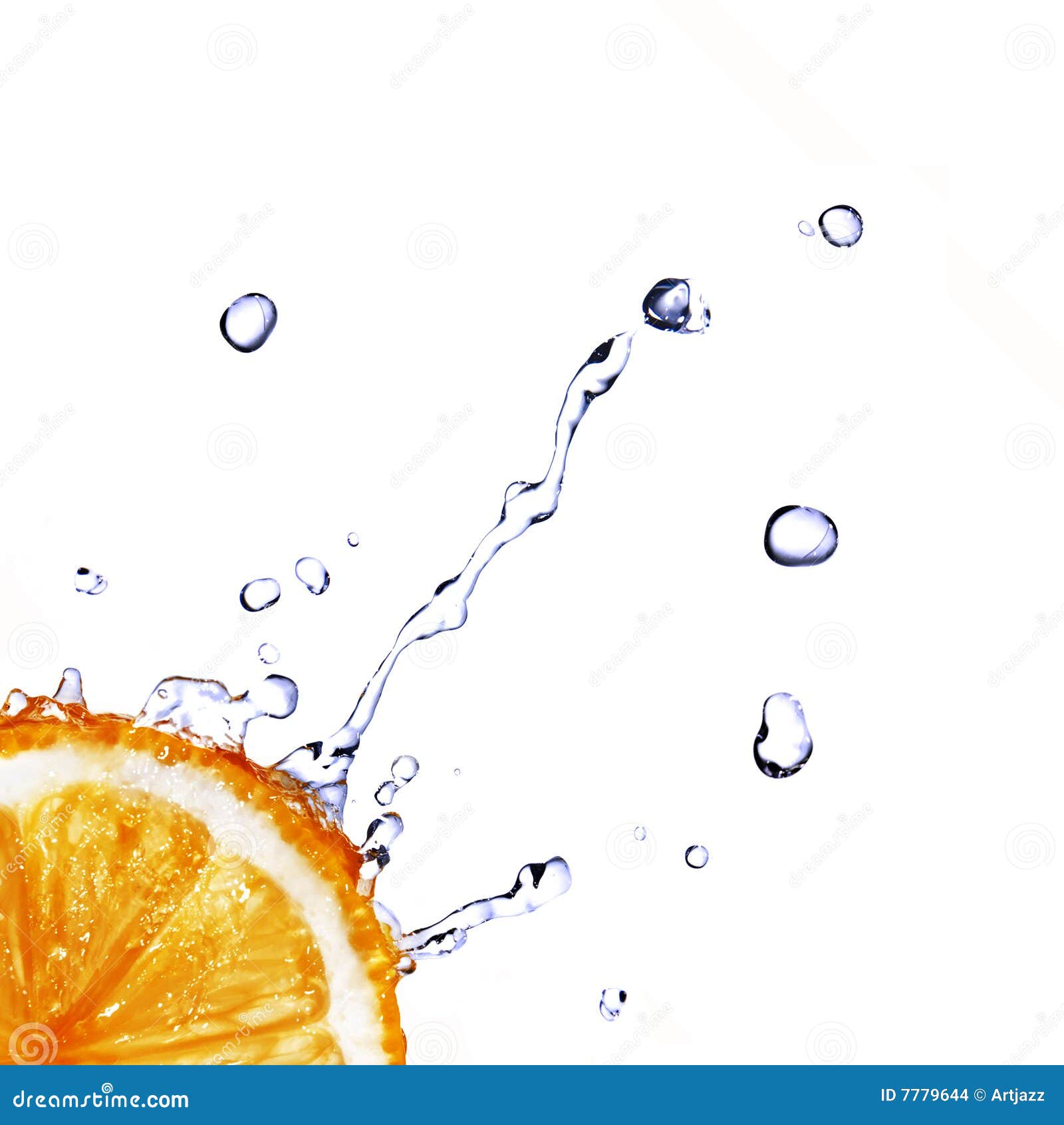 Fresh Water Drops on Lemon Isolated on White Stock Photo - Image of ...