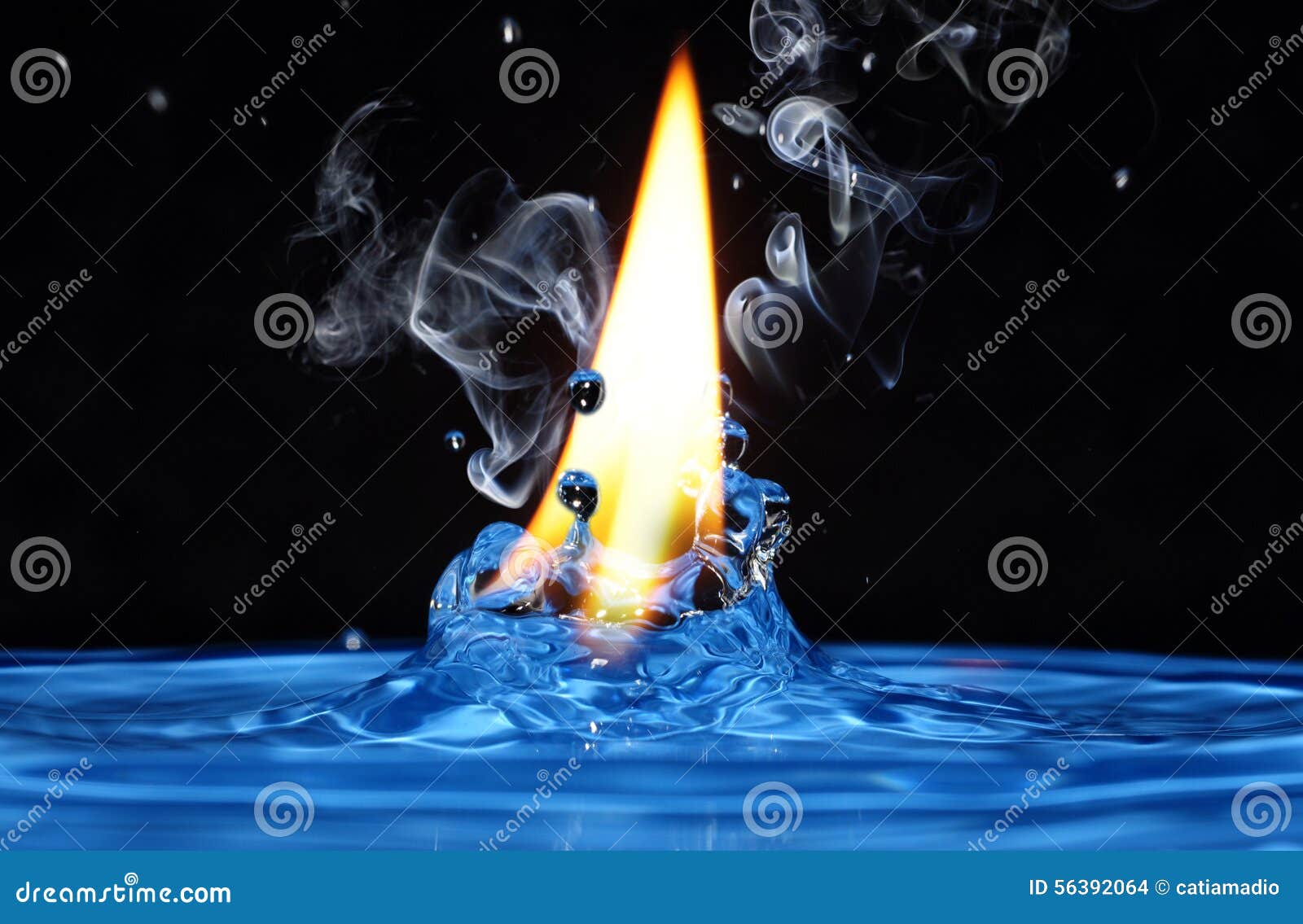 Fresh water hot fire stock photo. Image of yellow, inside - 56392064