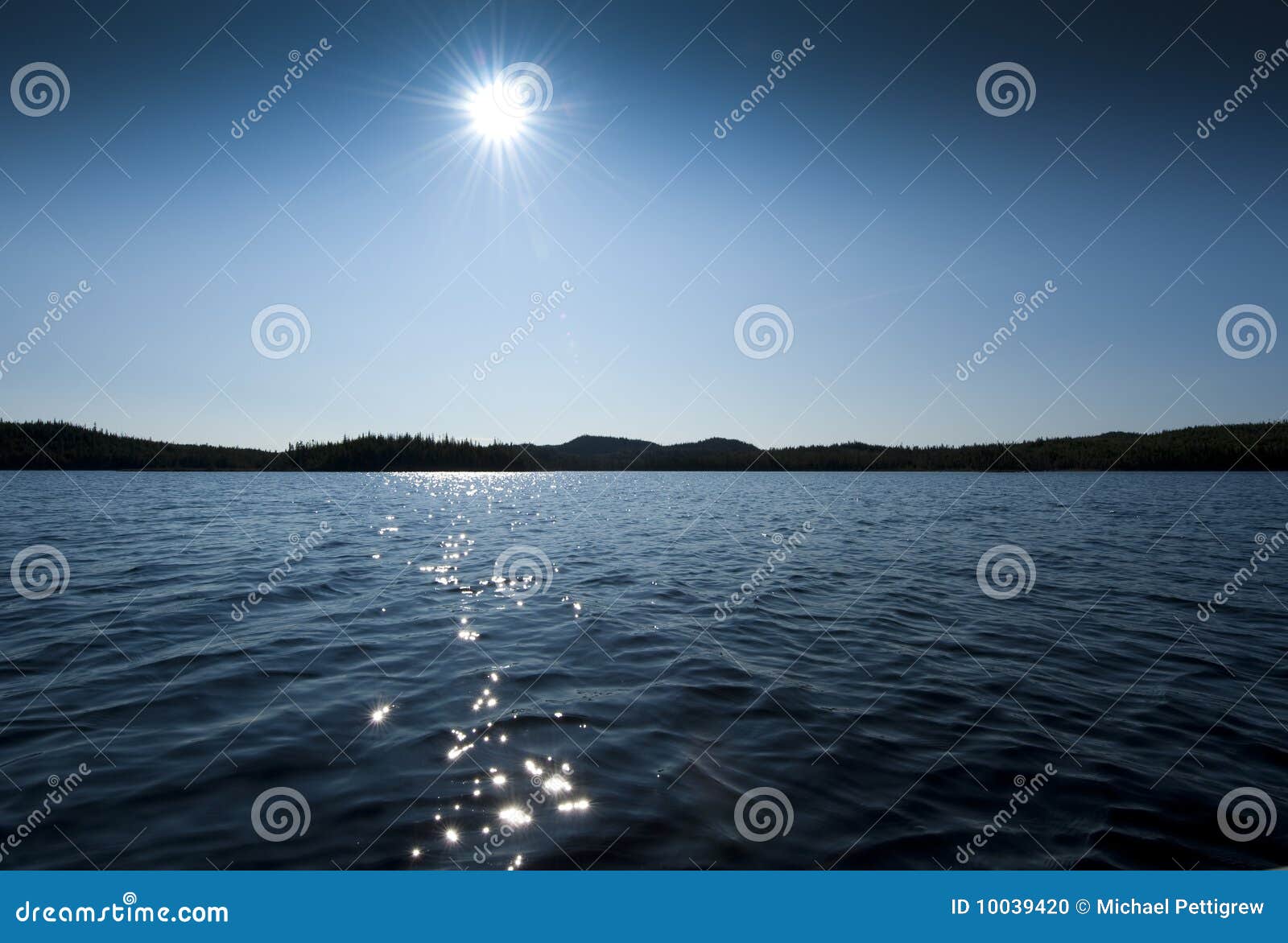 Fresh water lake stock photo. Image of nature, landscape - 10039420