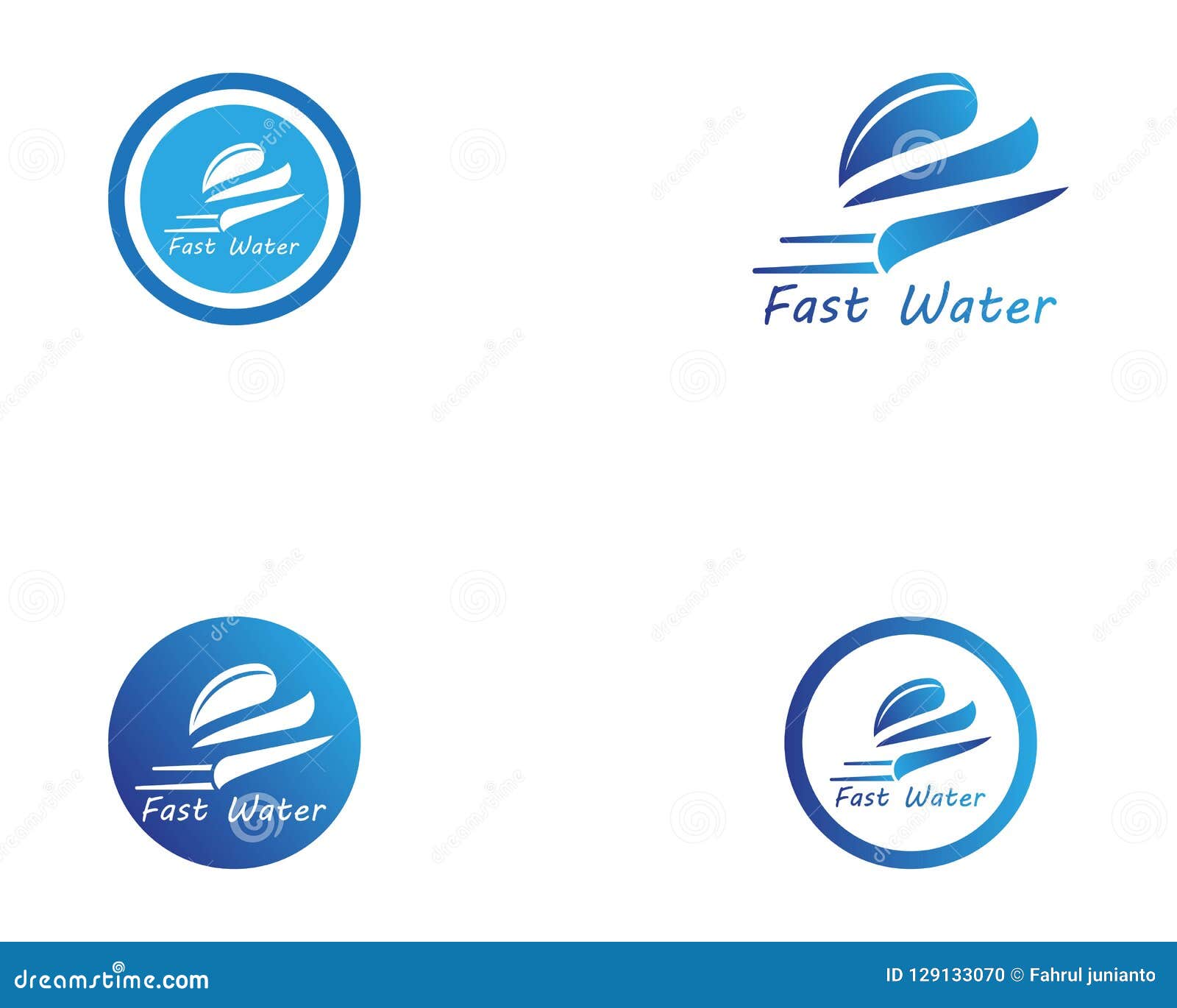 Fresh Water Logo Design Template Stock Vector - Illustration of stream ...
