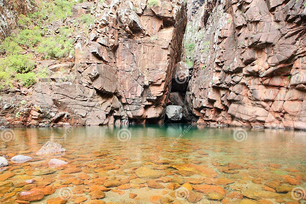 Fresh water pool stock image. Image of green, reservoir - 4668909