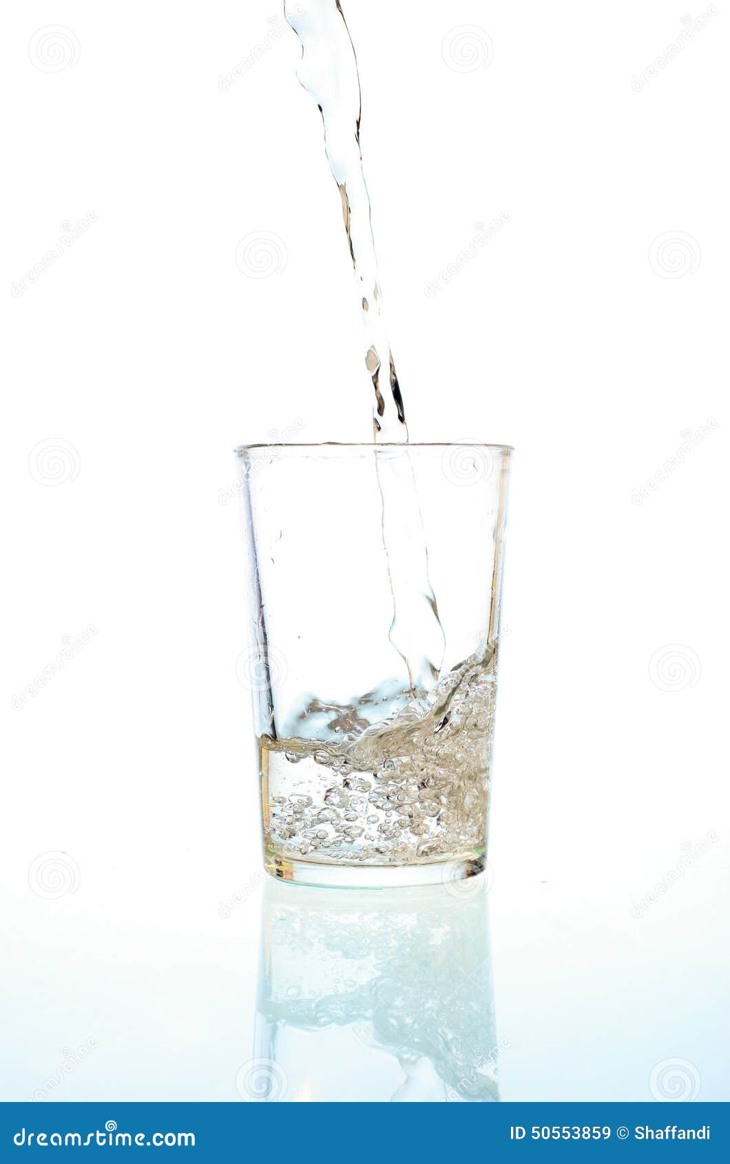 Fresh Water Pouring into a Glass Stock Image - Image of liquid, drink ...