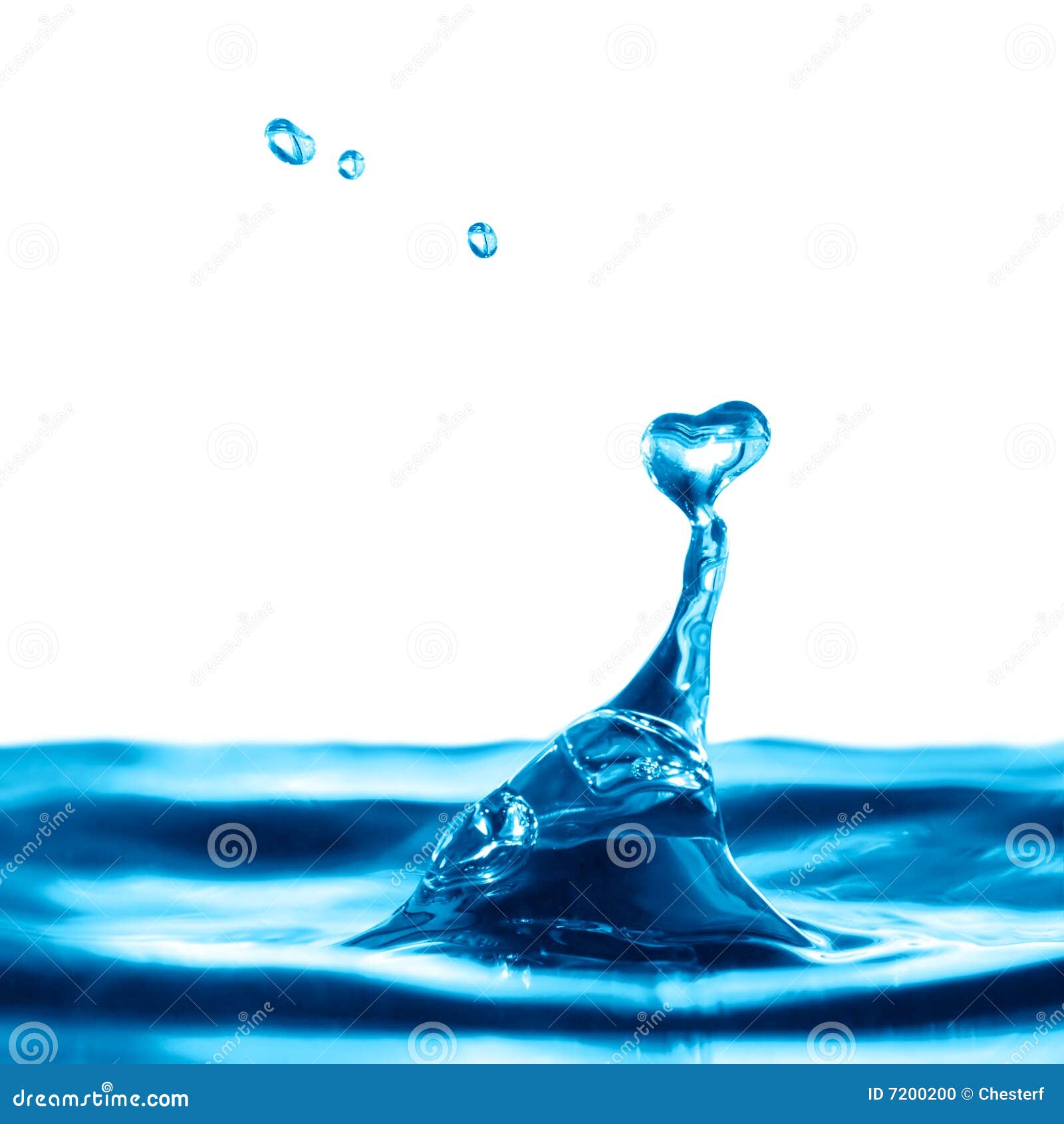 Fresh water splash stock photo. Image of heart, motion - 7200200