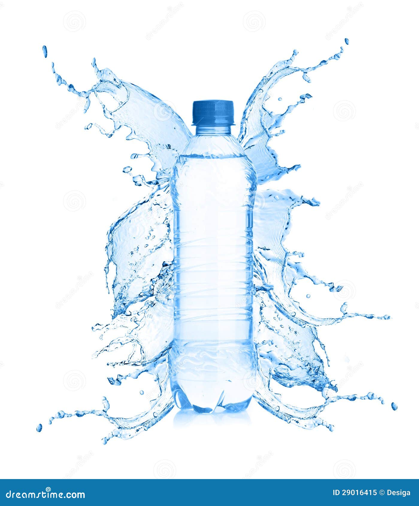 Fresh Water Splashing Out Of Bottle Royalty Free Stock Photo - Image ...