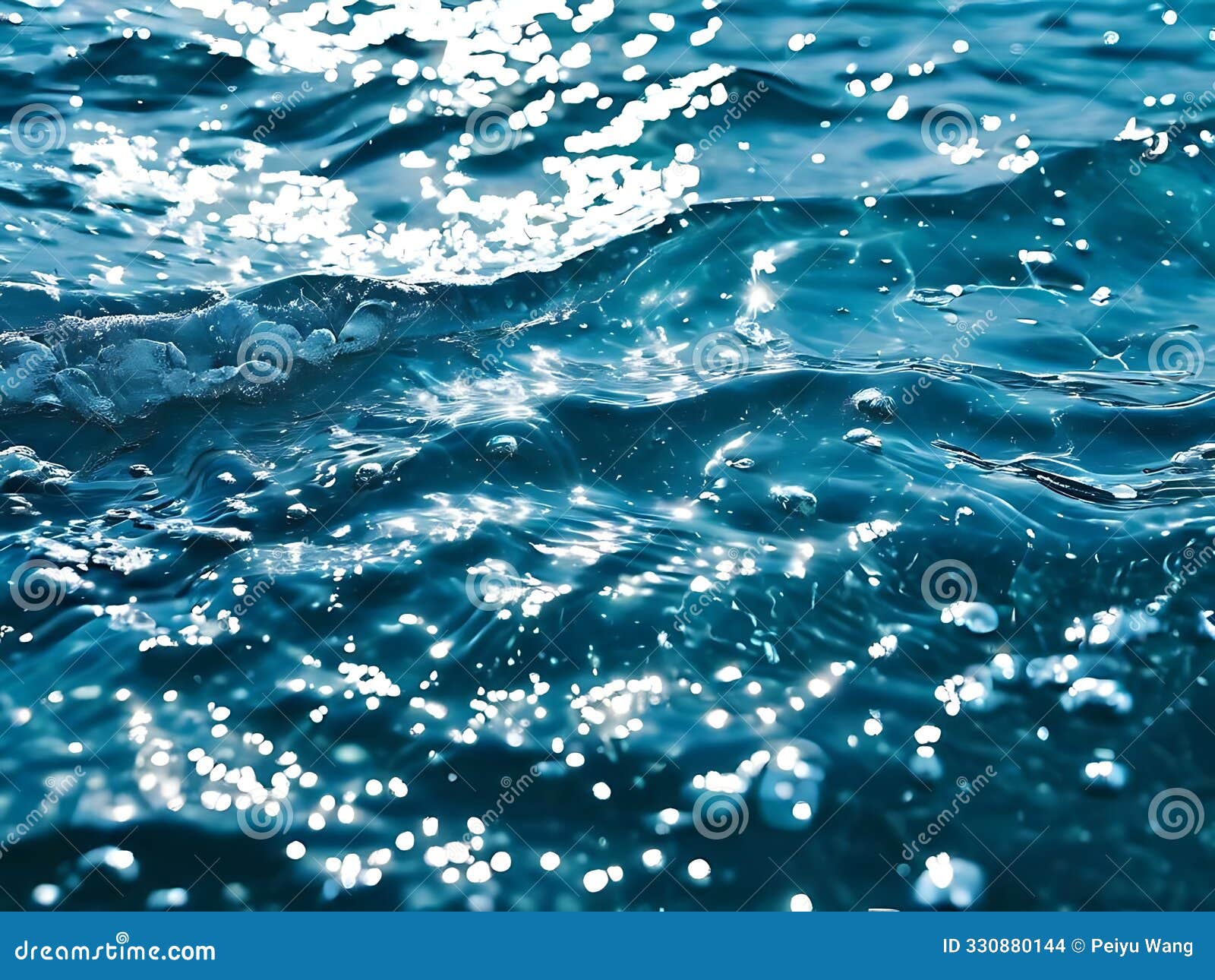 Fresh Water Texture Background, Liquid Generative AI Stock Illustration ...