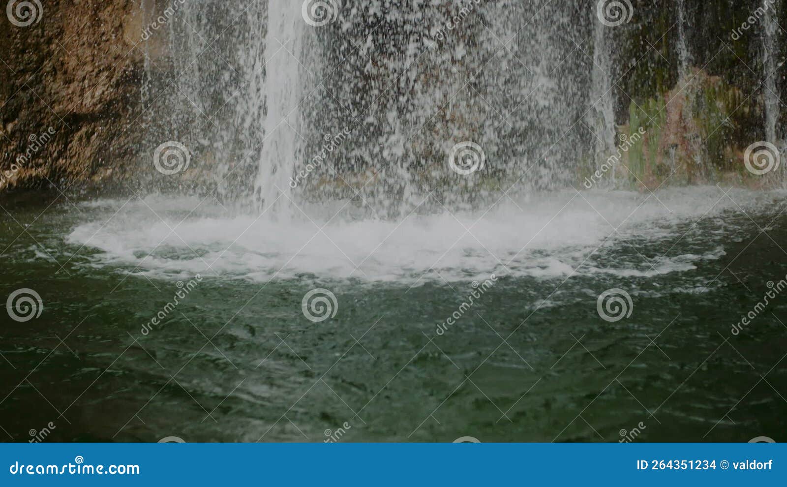 Beautiful Waterfall Fresh Water Cascade Nature Stock Footage - Video of ...