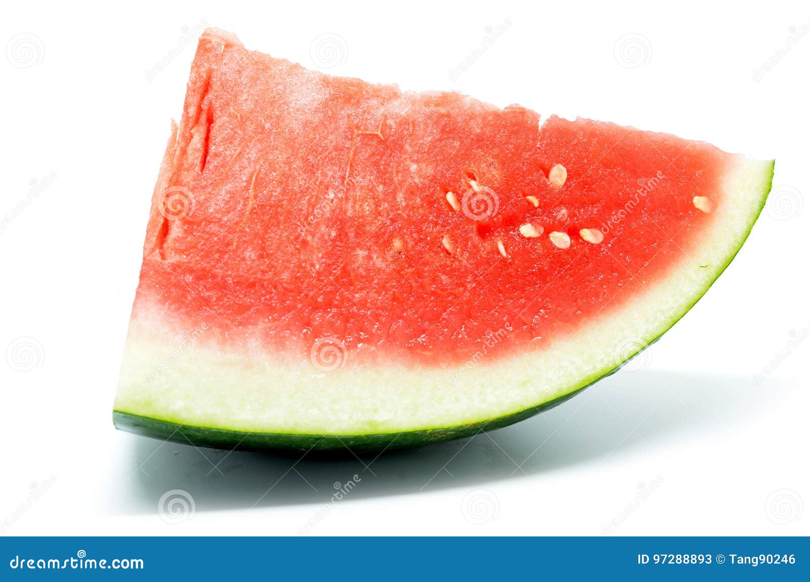 Fresh watermelon slide stock image. Image of isolated - 97288893