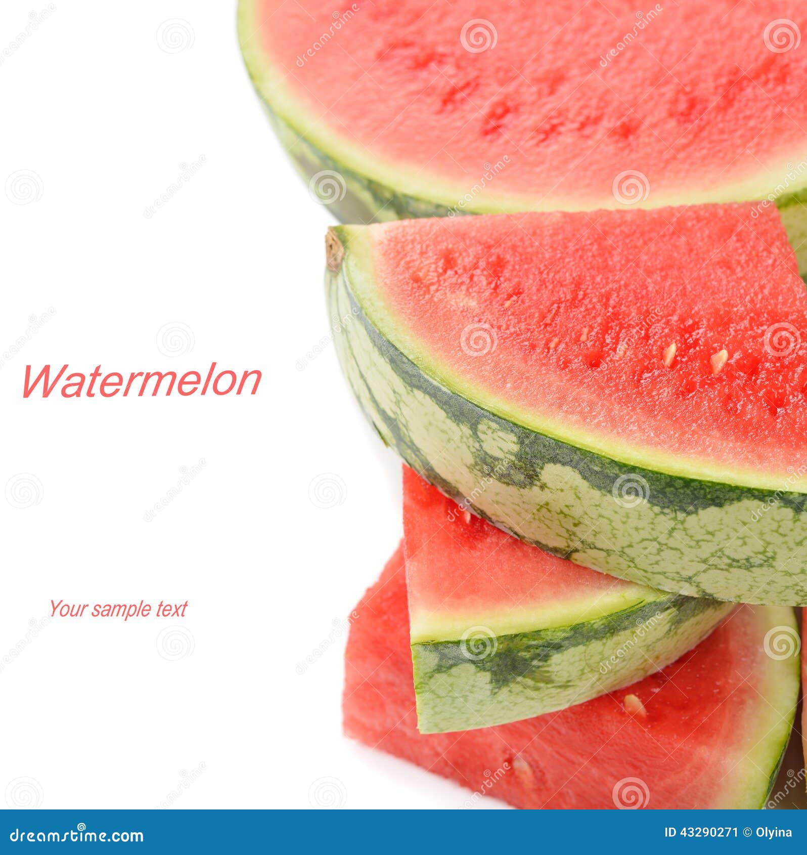 Fresh watermelon stock image. Image of natural, ripe - 43290271