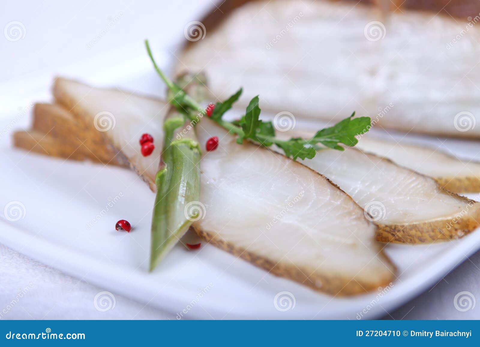 Fresh White Fish with Salad Stock Photo - Image of salad, dish: 27204710