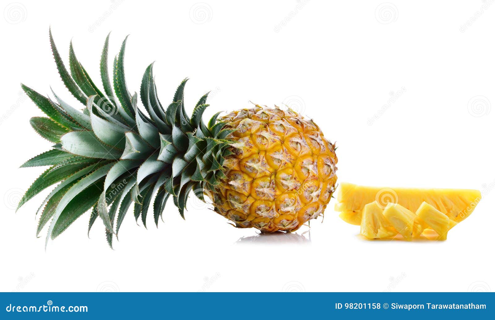 Fresh whole pineapple stock photo. Image of drink, climate - 98201158