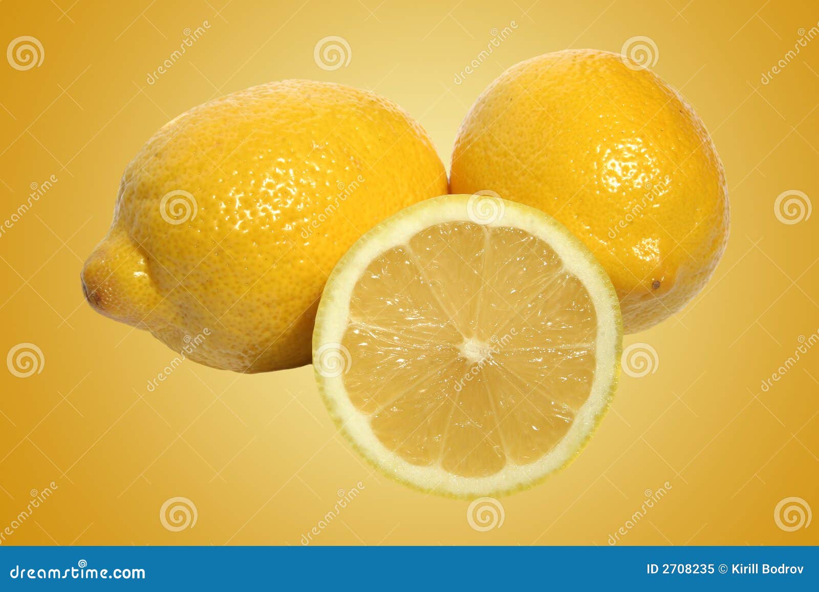 Fresh Whole and Sliced Lemons Stock Image - Image of healthy, cross ...
