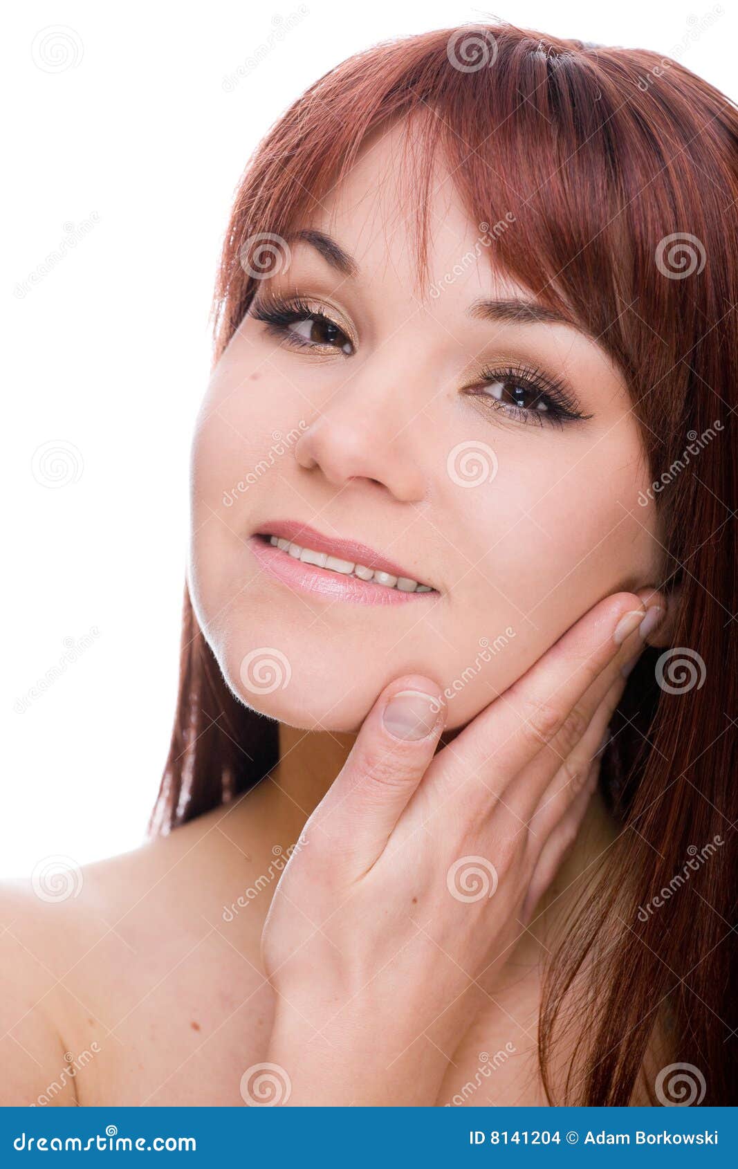 Fresh woman stock photo. Image of isolated, girl, healthy - 8141204