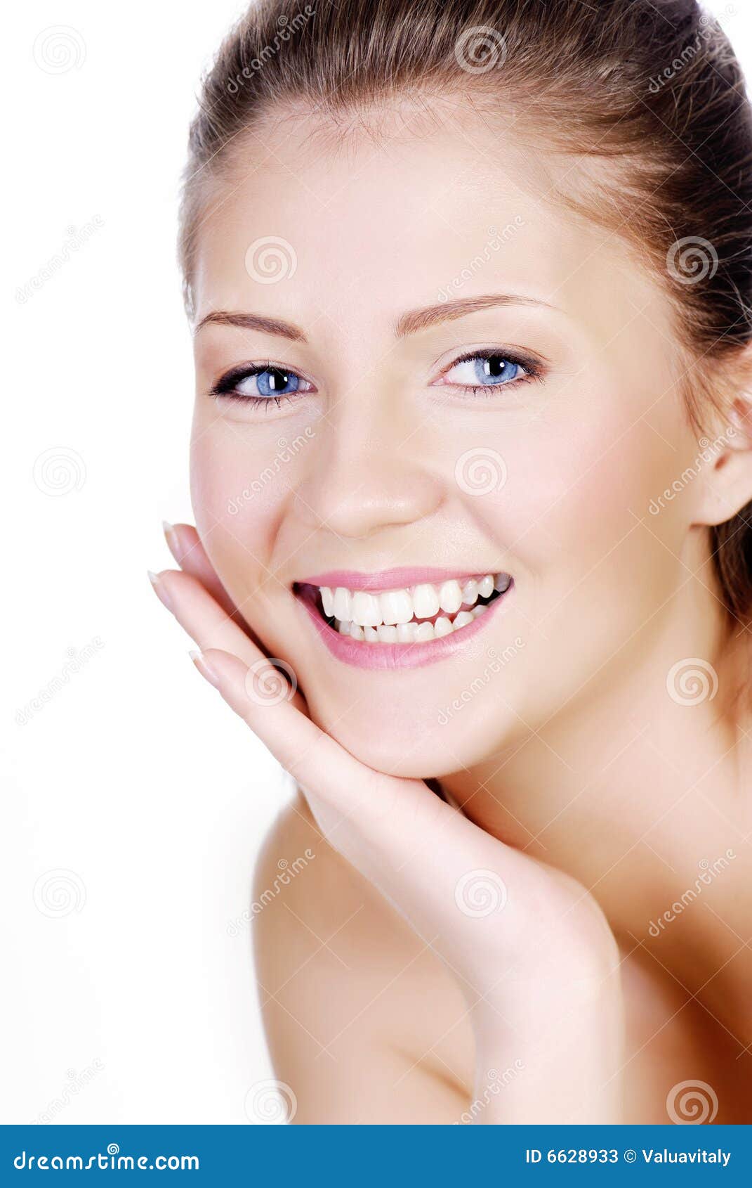Fresh woman face stock image. Image of medicine, care - 6628933