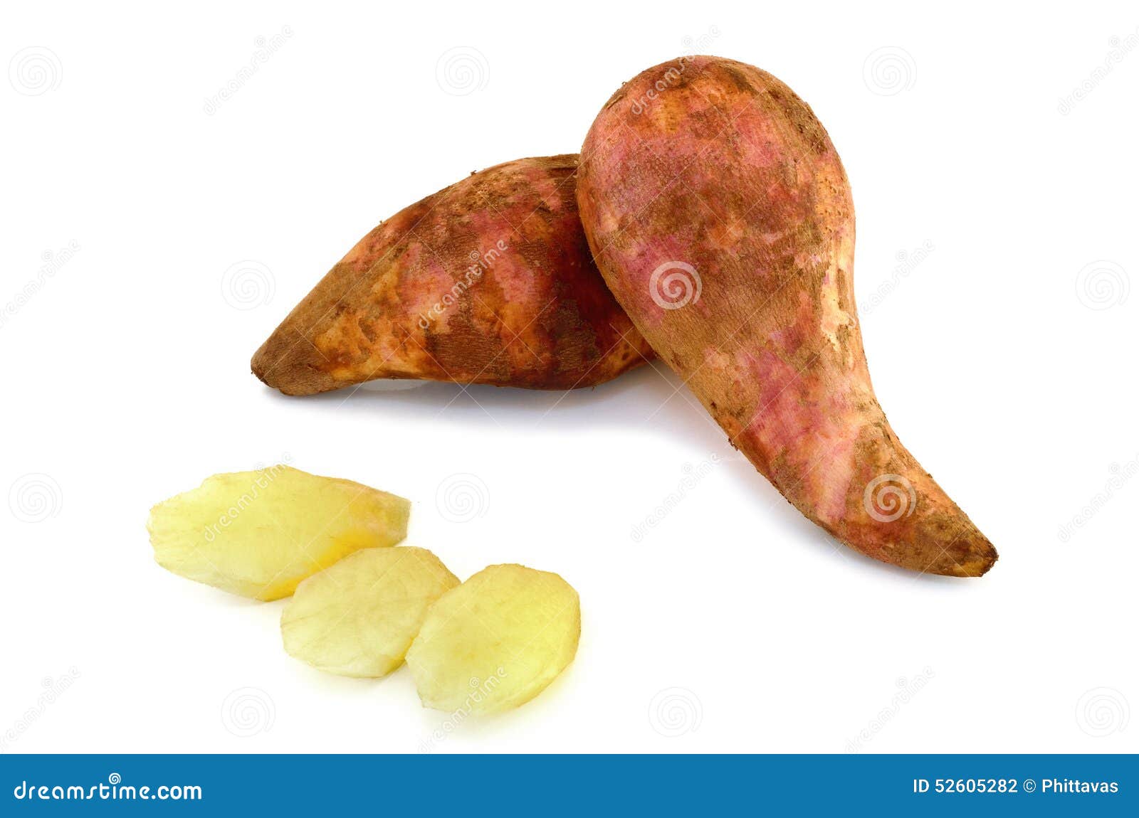 Fresh Yacon Roots Fruit Isolate on White Background Stock Photo - Image ...