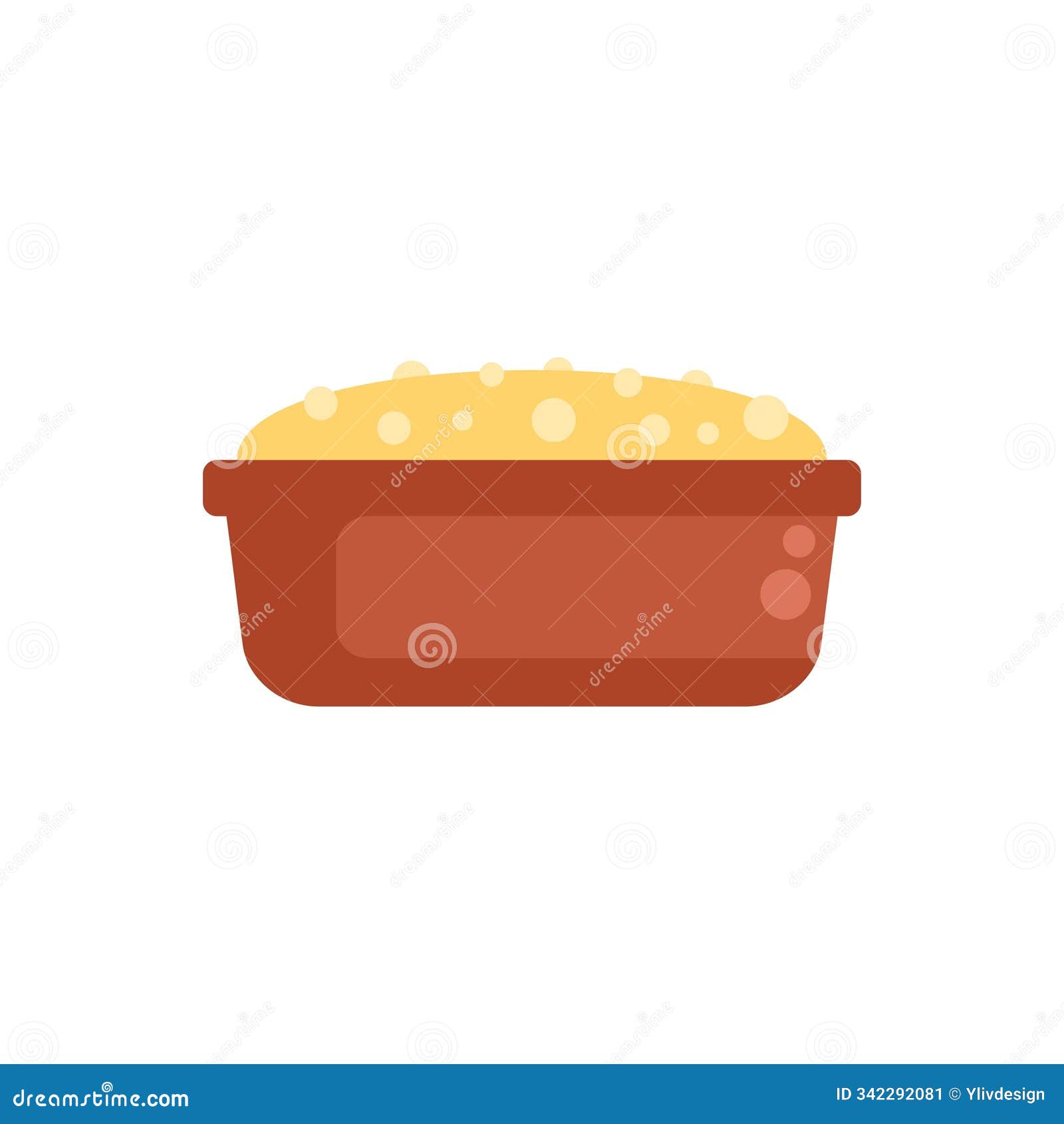 Fresh Yeast Dough Rising in Container for Baking Bread Stock Image ...