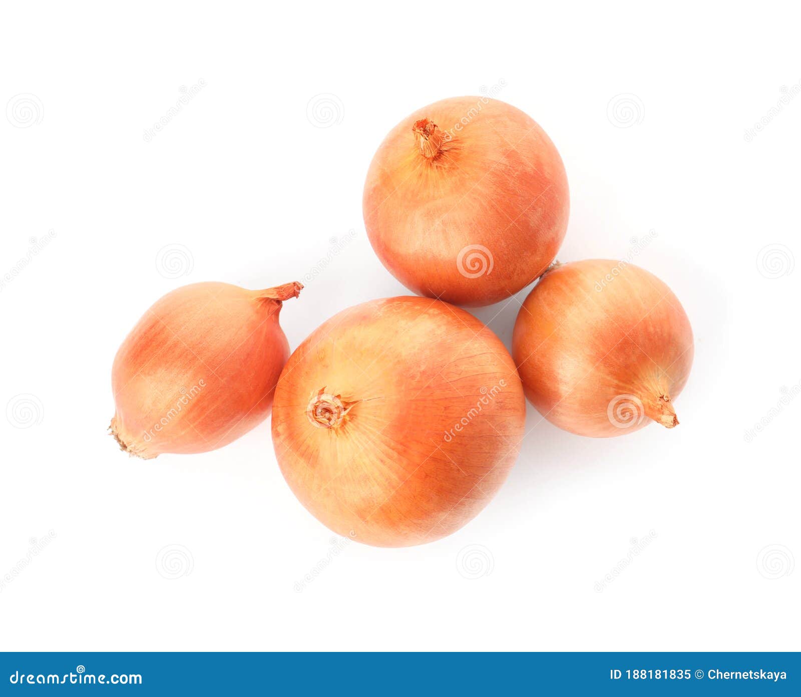 Fresh Yellow Onion Bulbs Isolated Stock Image - Image of culinary ...