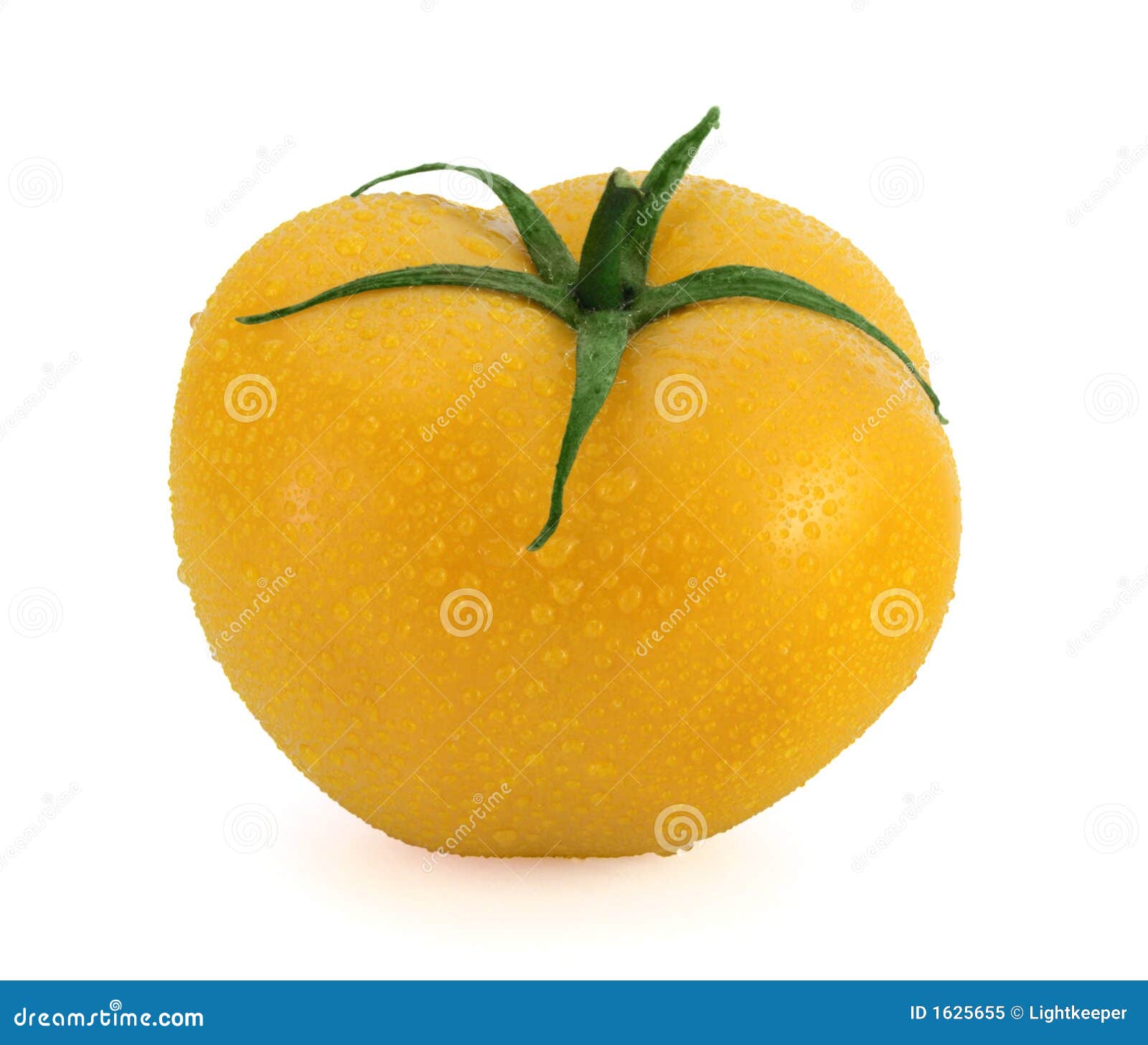 Fresh Yellow Tomato with Waterdrops Stock Image - Image of edible, diet ...