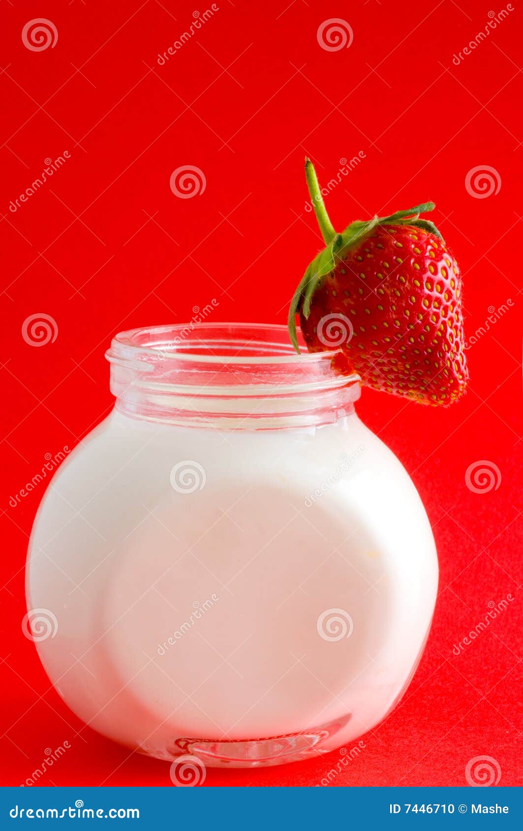 Fresh yoghurt stock photo. Image of bowl, industrial, white - 7446710