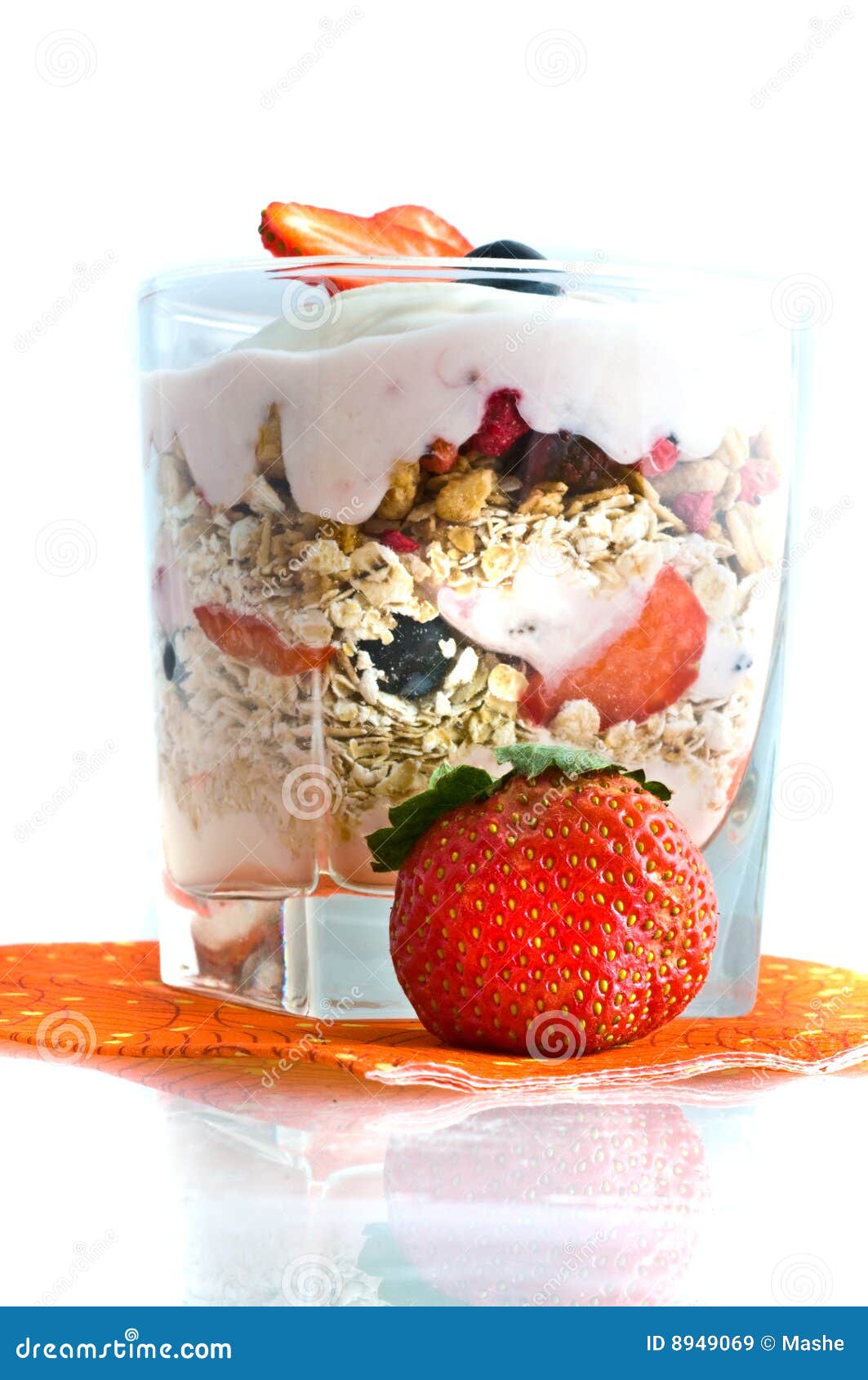 Fresh yoghurt stock image. Image of diet, dessert, kitchen - 8949069