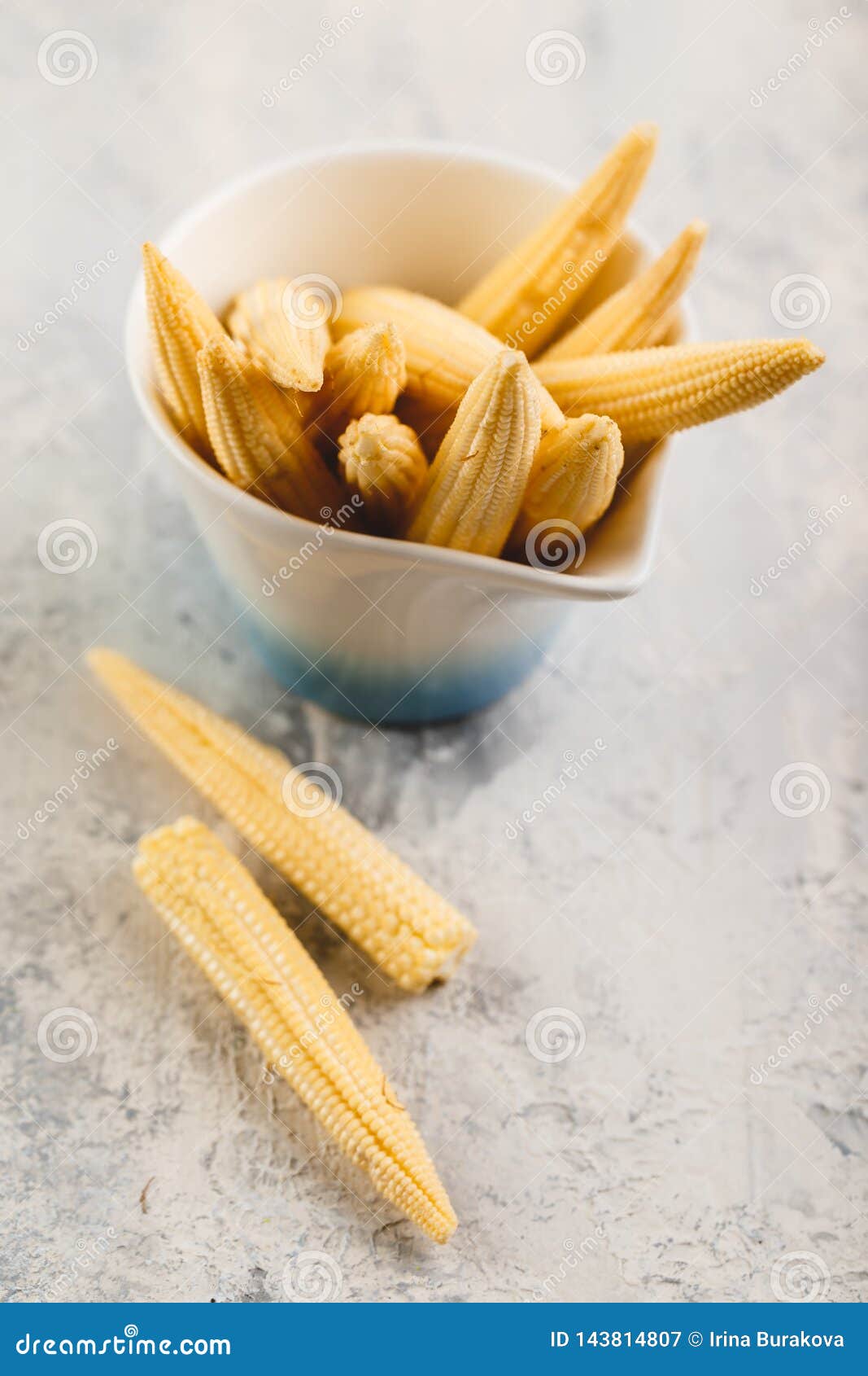 Fresh young baby corn stock image. Image of mini, crop - 143814807