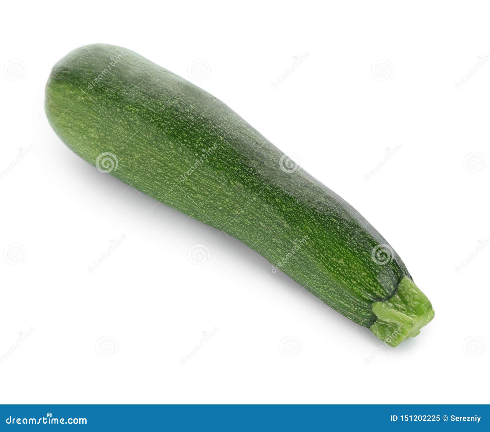 Fresh Zucchini Isolated on White Stock Image - Image of vitamin ...