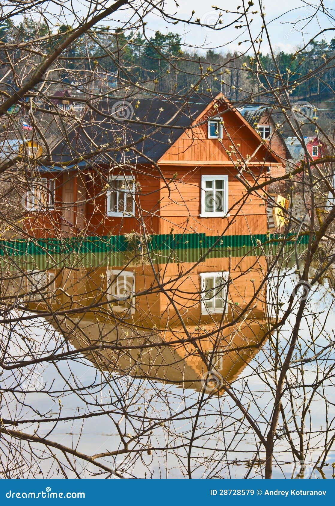 Freshet stock image. Image of flow, demolish, decay, branch - 28728579