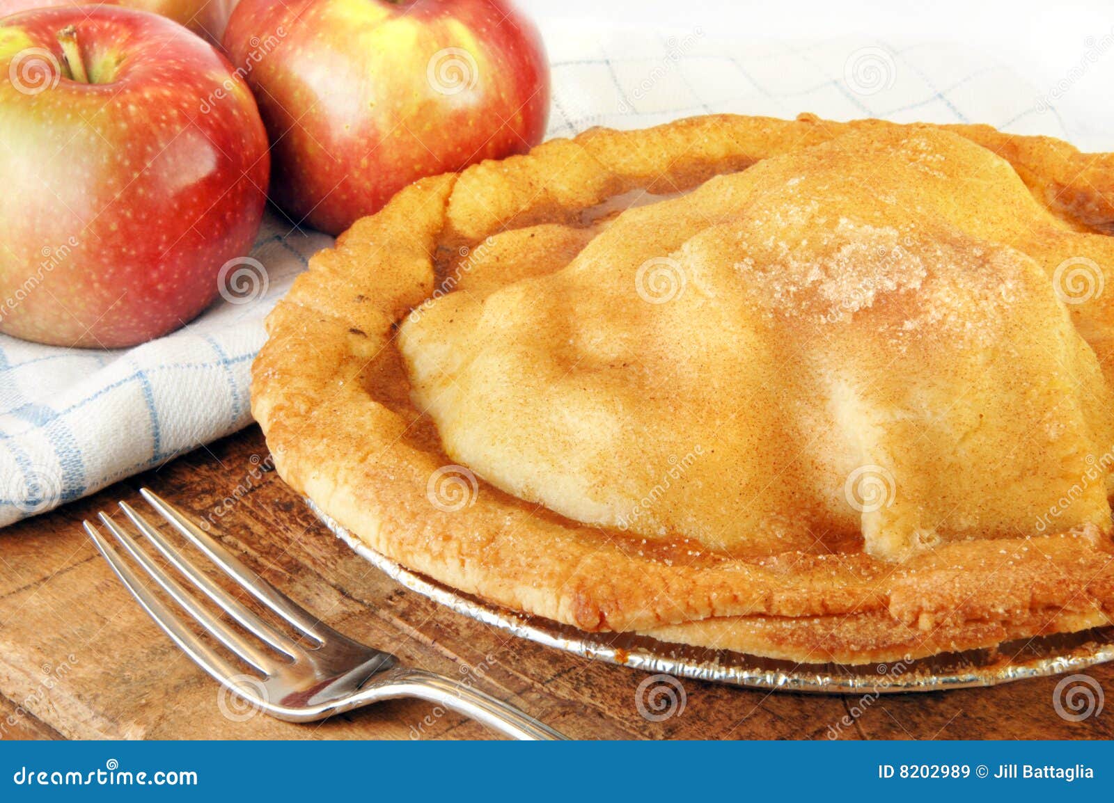 Freshly Baked Apple Pie stock image. Image of yummy, food - 8202989
